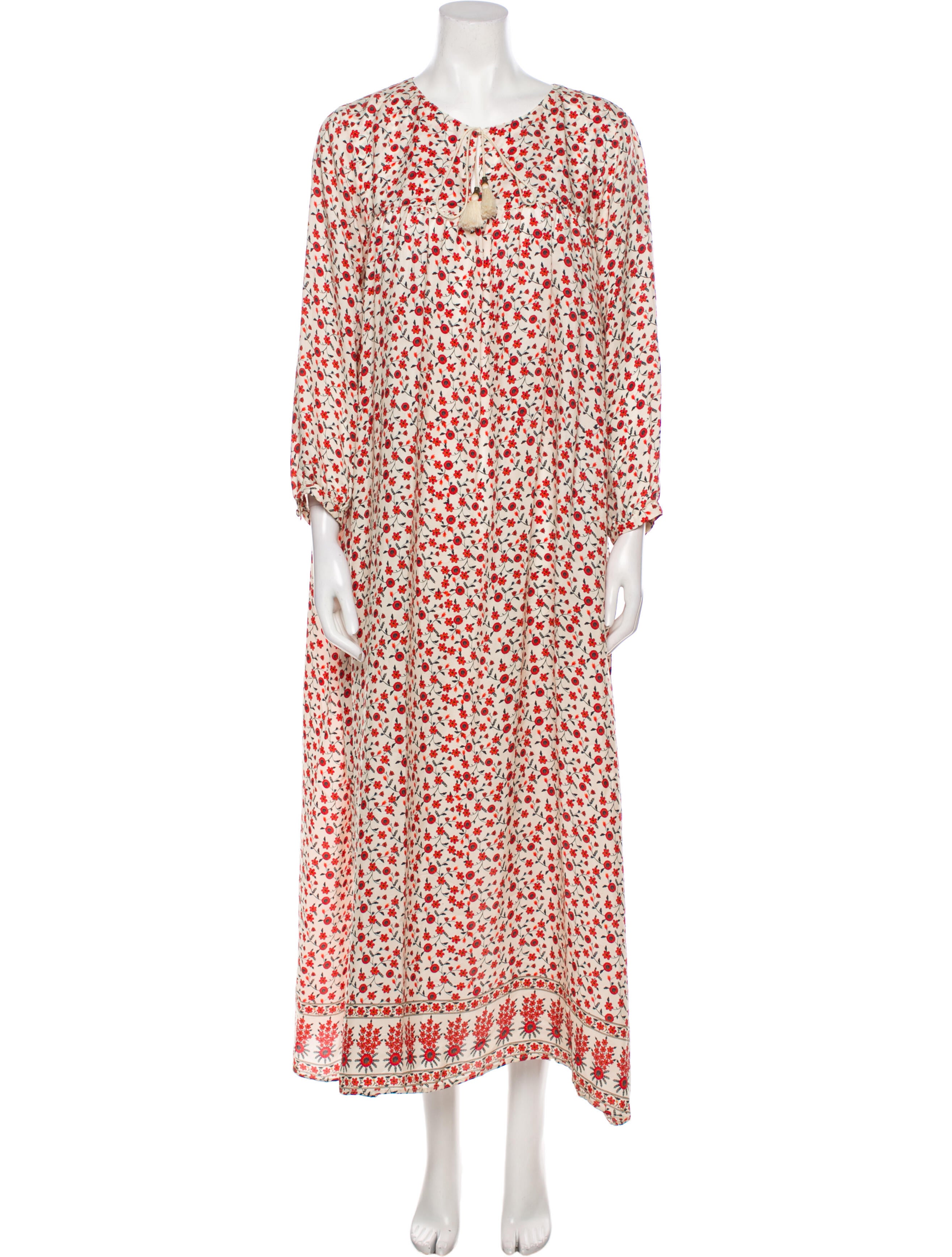 Anine Bing Floral Print Long Dress - White Dresses, Clothing - W6O45229 ...