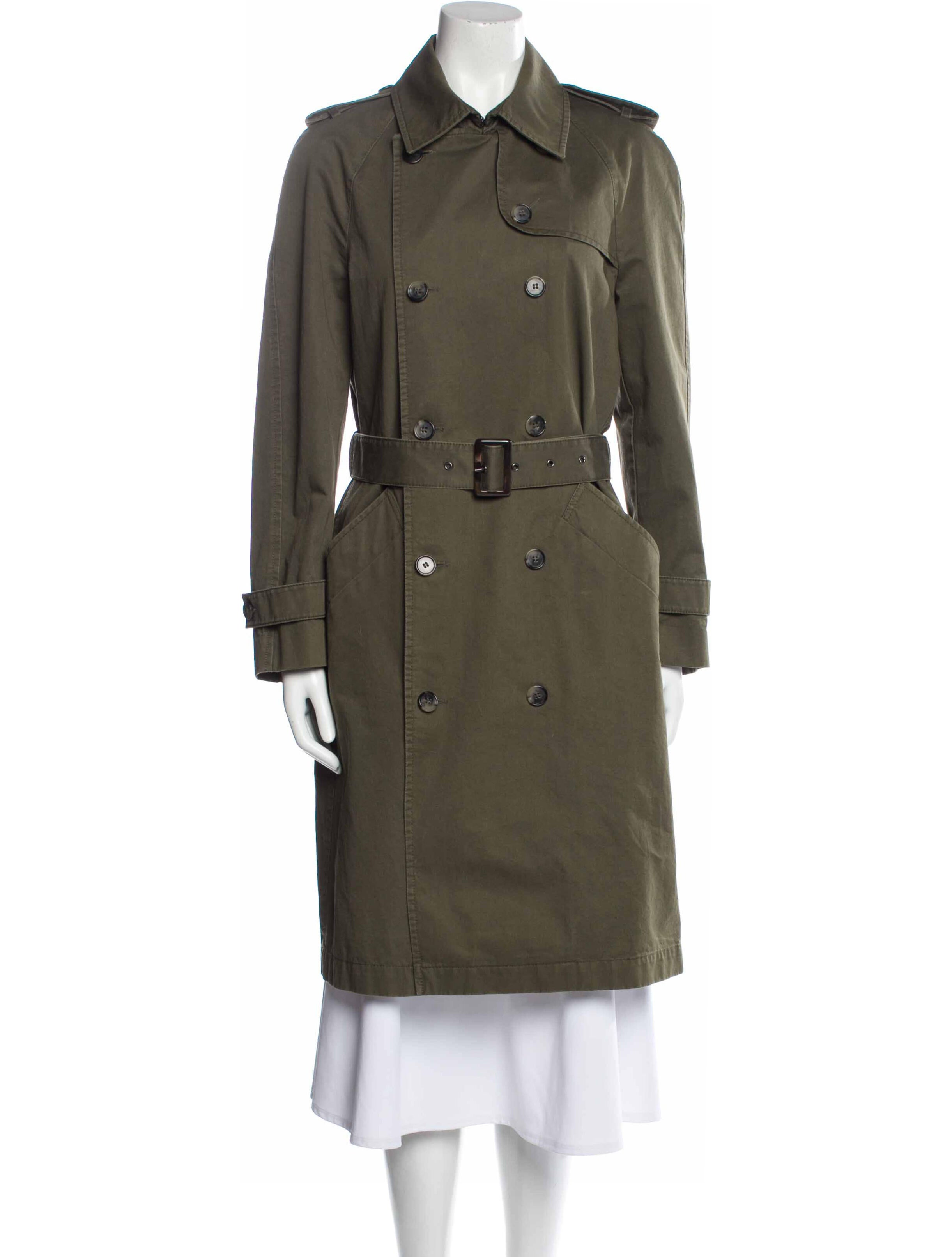 RtA Denim Trench Coat - Green Coats, Clothing - W3Z34240 | The RealReal