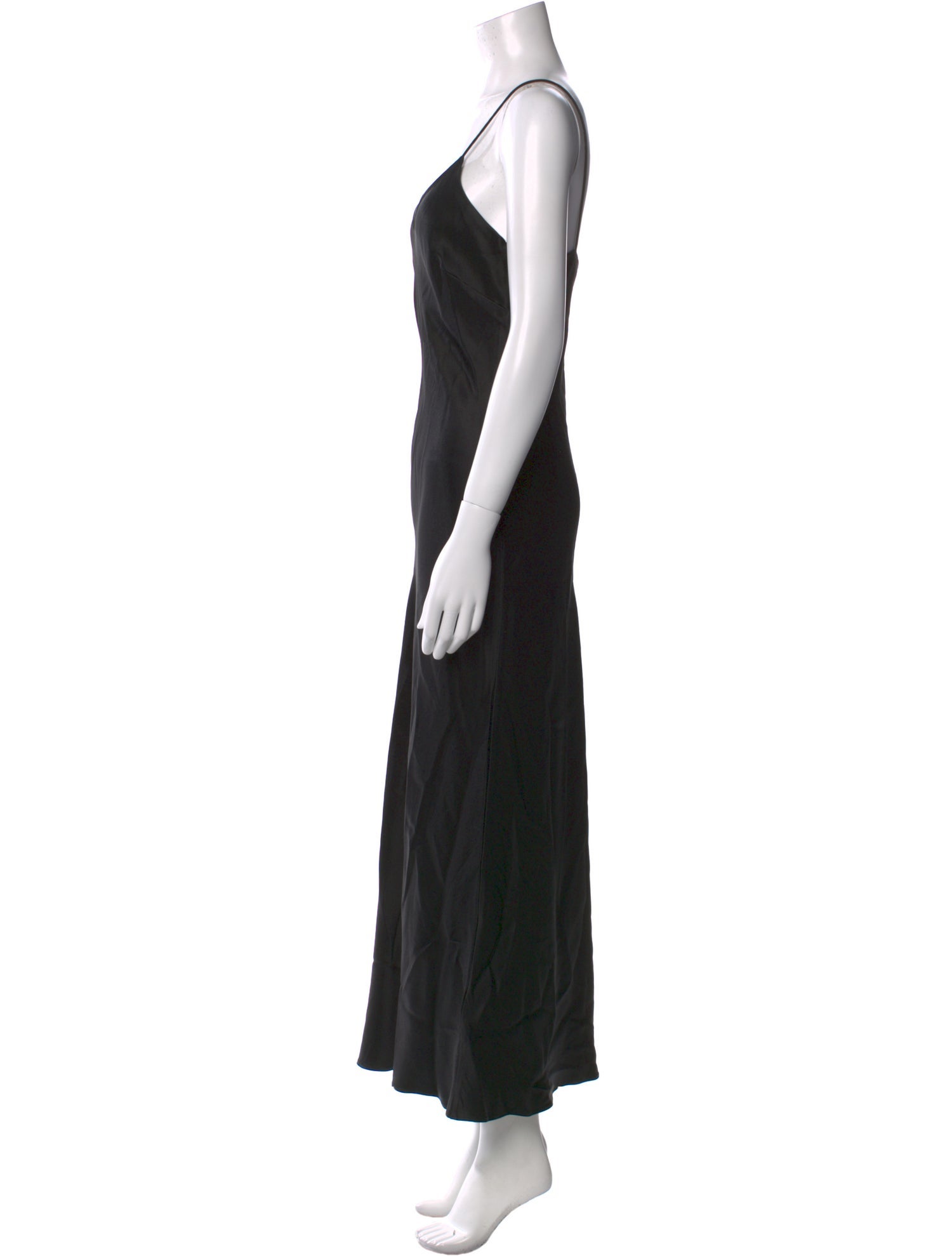 Anine Bing Silk Long Dress - Black Dresses, Clothing - W6O79730 | The ...