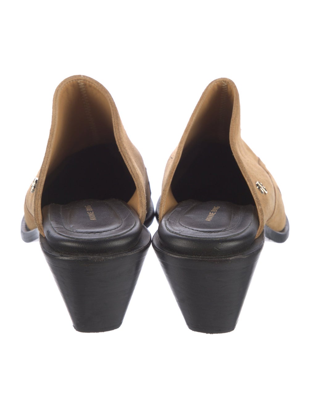 Anine Bing Suede Mules - Neutrals Pumps, Shoes - W6O80225 | The RealReal