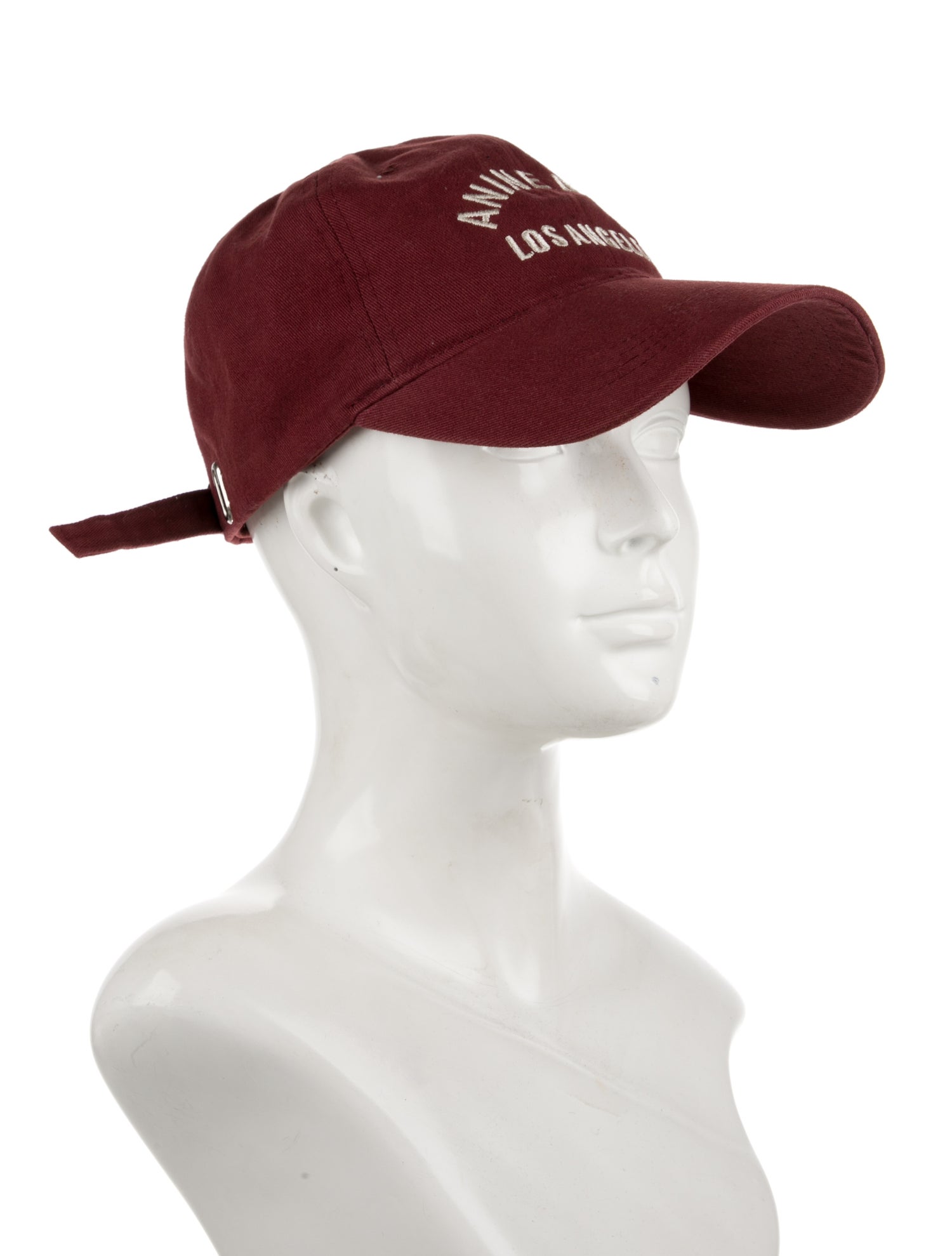 Anine Bing Baseball Cap - Burgundy Hats, Accessories - W6O81238 | The ...
