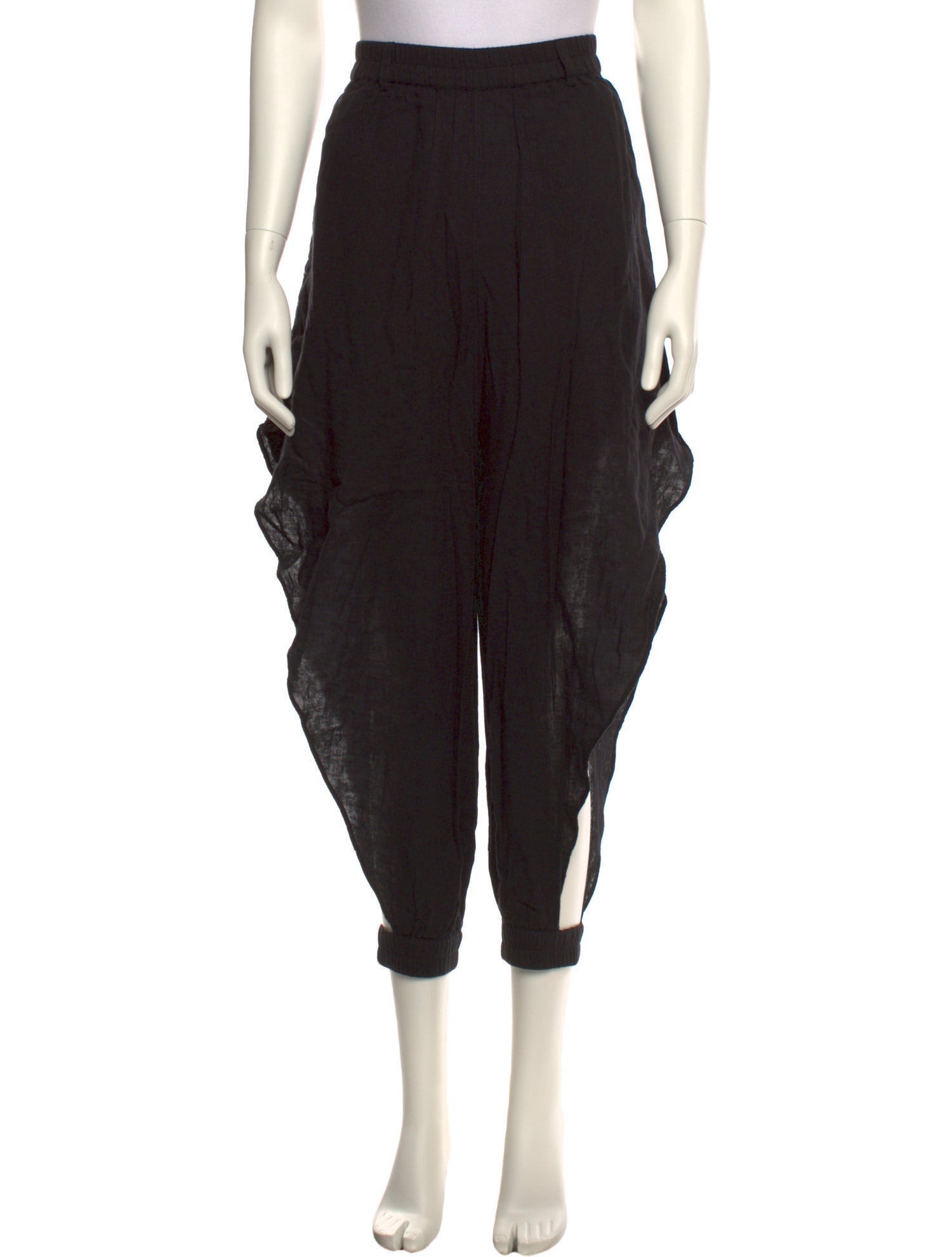 Nicholas Wide Leg Pants - Black, 16.5" Rise Pants, Clothing - W7751127 ...