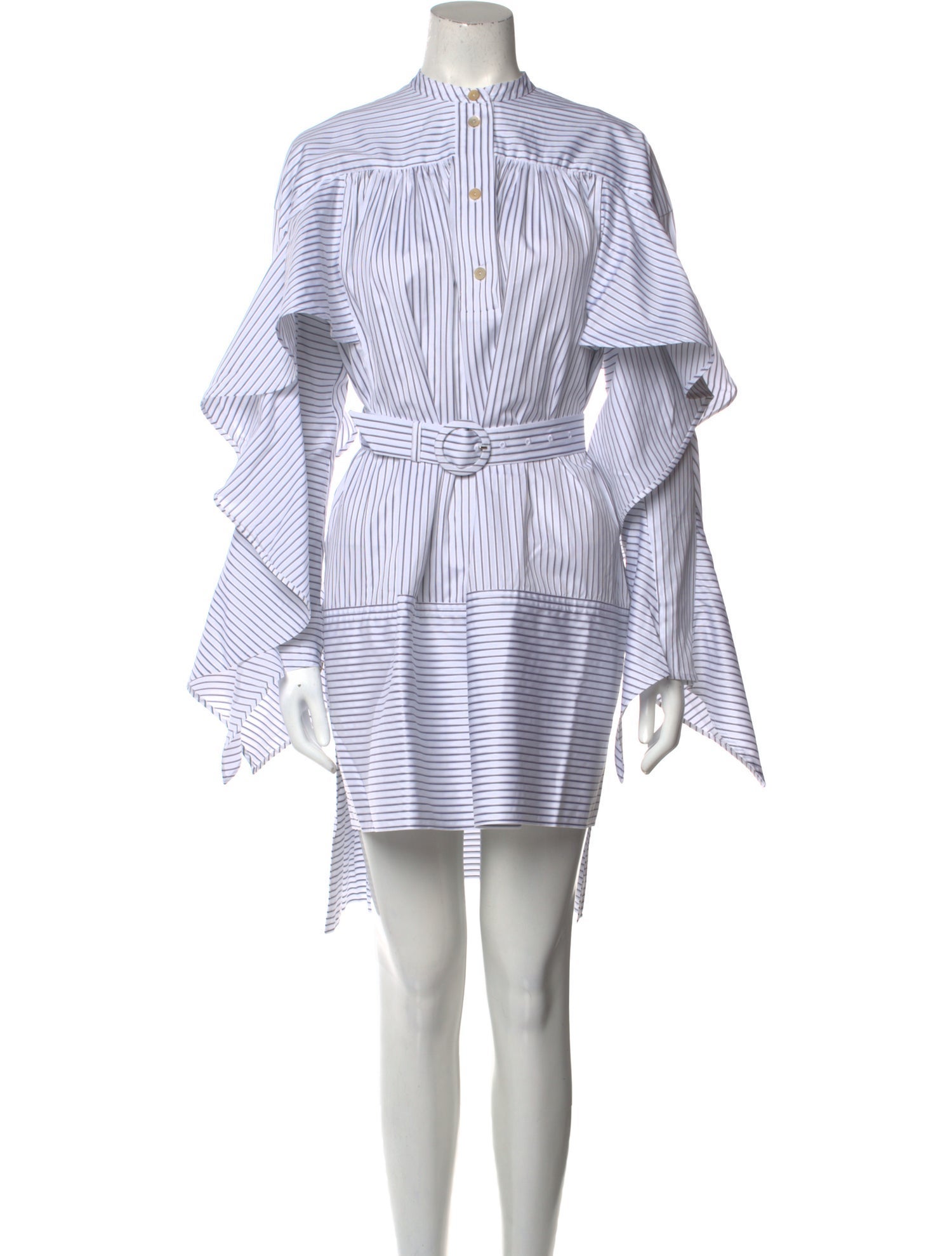 palmer//harding Striped Knee-Length Dress w/ Tags - White Dresses ...