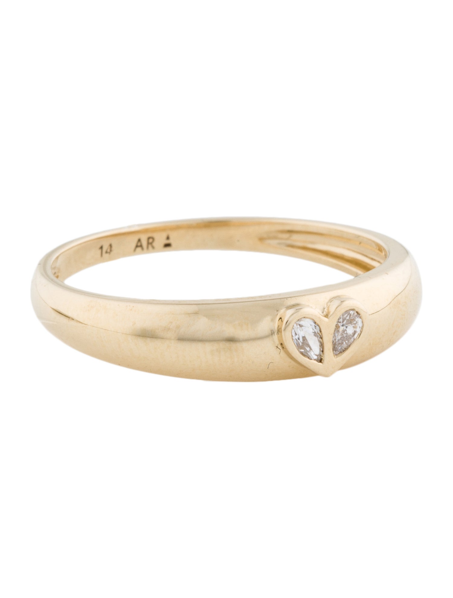 Pomellato Two Tone Diamond Tango Ring Band - Gold, 18K Rose Gold Band ...