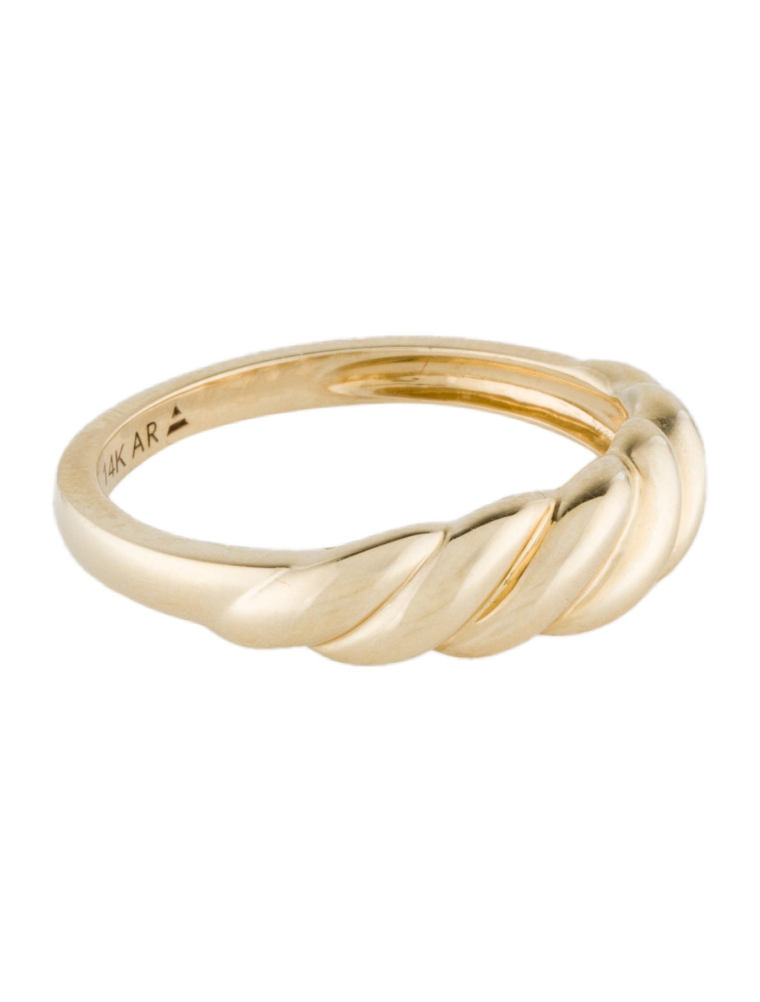 Adina Reyter 14K Lasso Dome Ring - 14K Yellow Gold Band, Rings ...