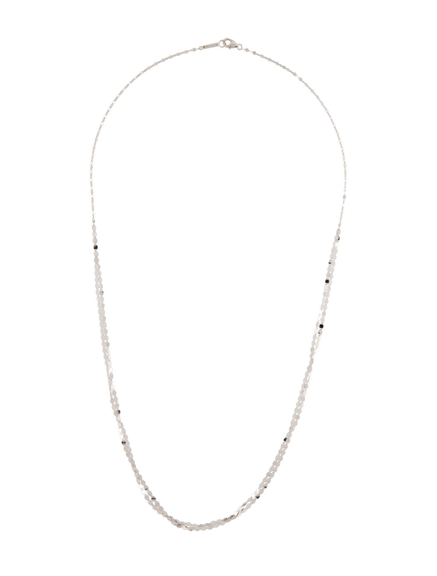 Lana Jewelry 14K Blake Double Strand Necklace - 14K White Gold Chain ...