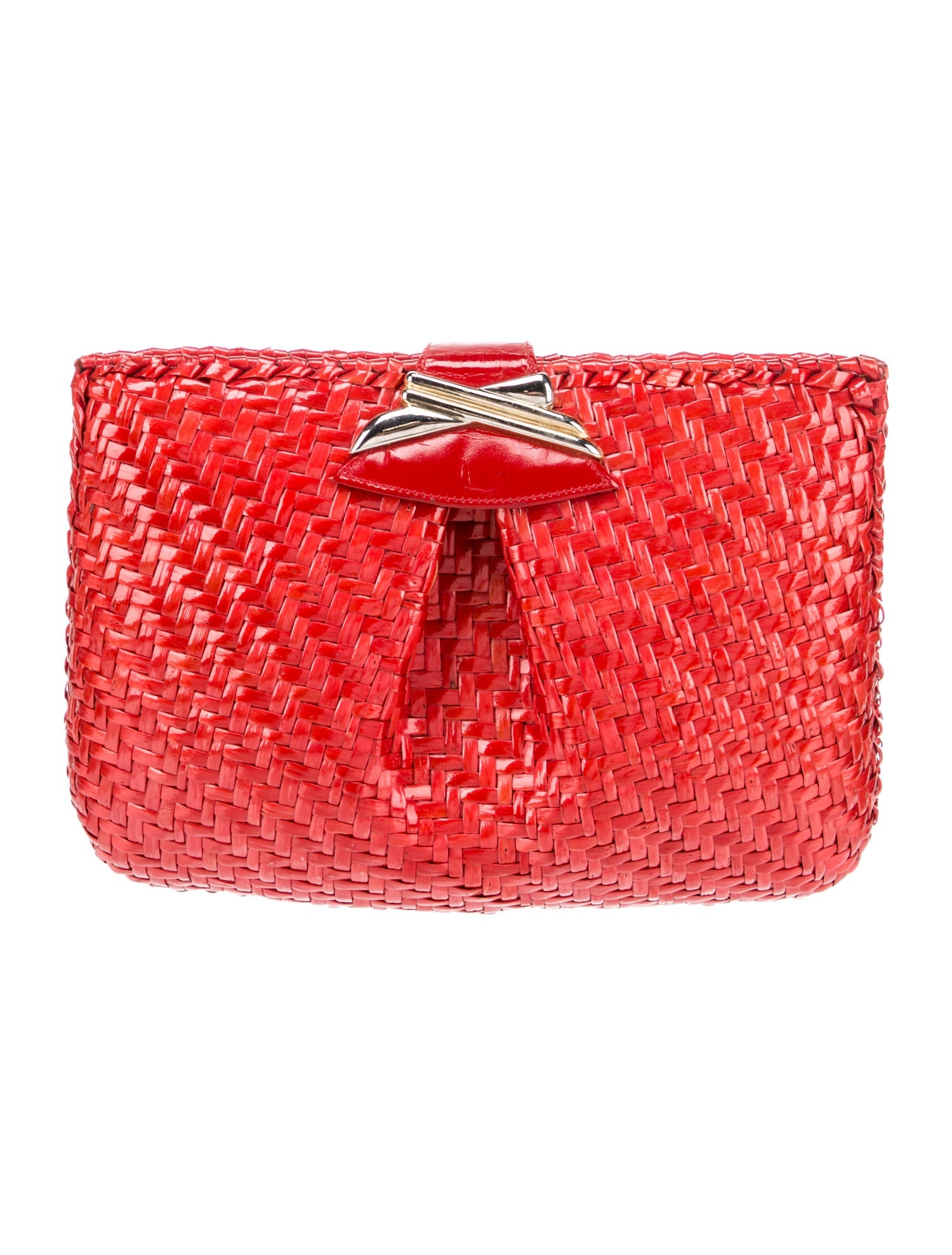 Yves Saint Laurent Patent Leather Clutch - Pink Clutches, Handbags ...