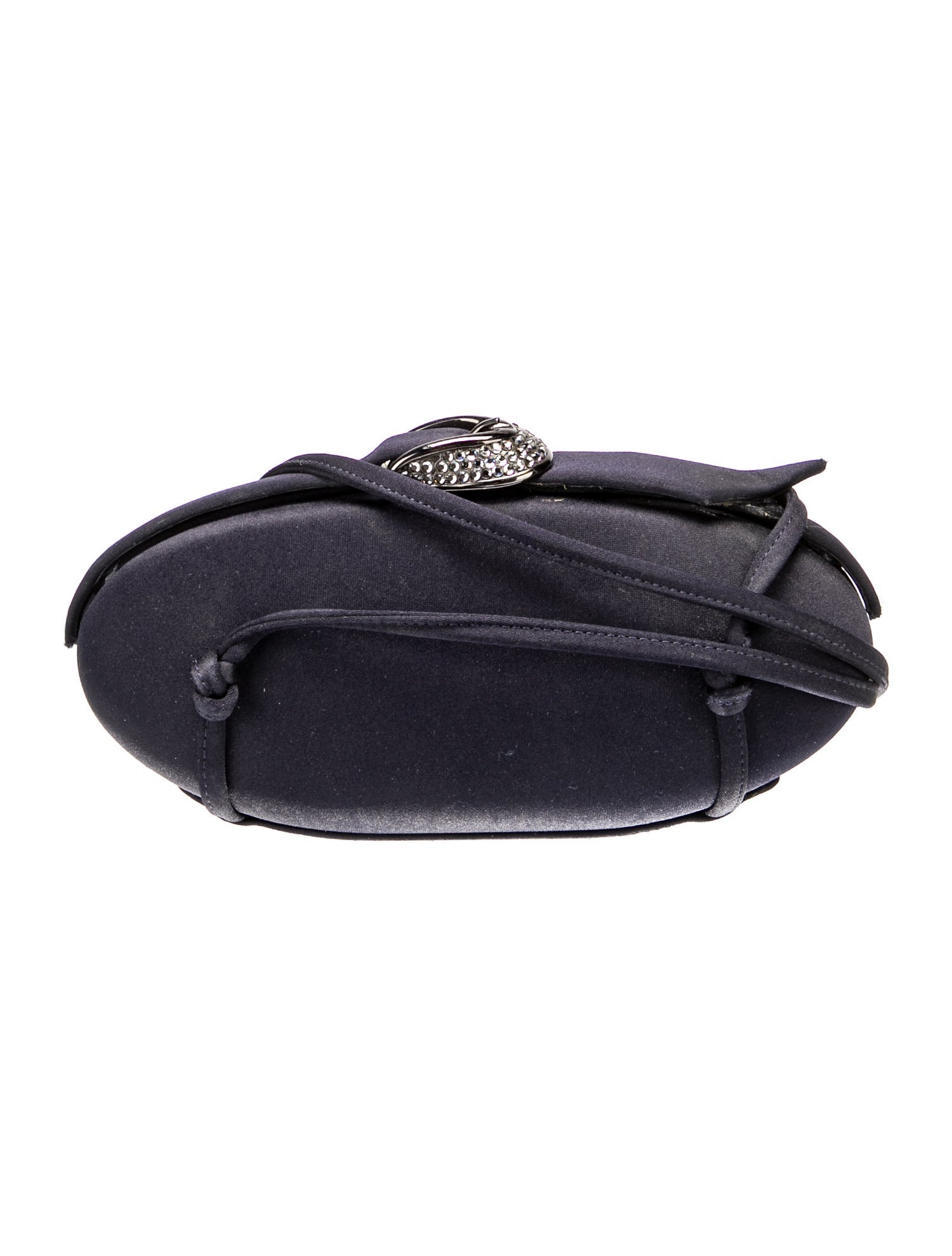 Rodo Satin Evening Bag - Blue Evening Bags, Handbags - W8R22124 | The ...