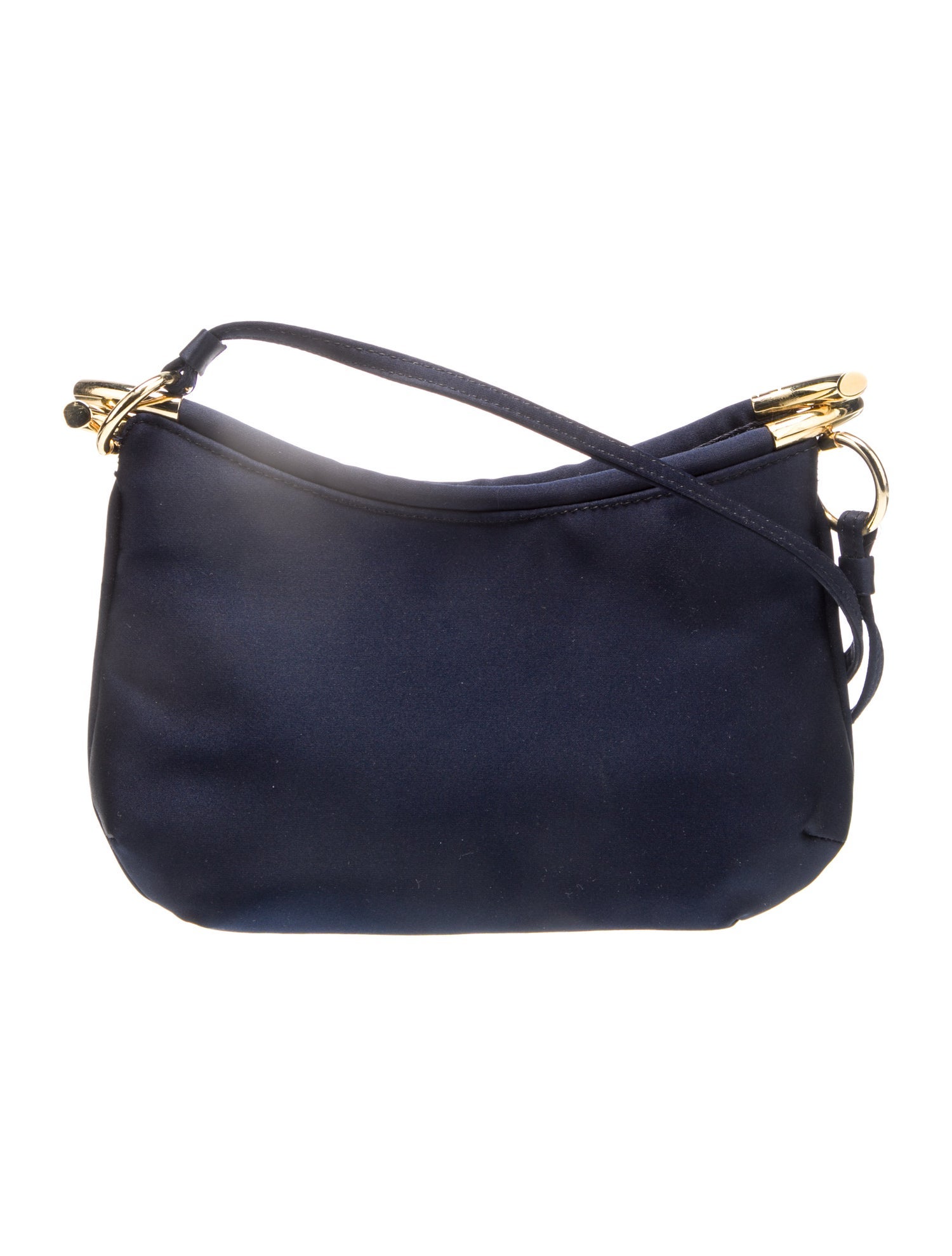 Rodo Satin Crossbody Bag - Blue Evening Bags, Handbags - W8R22421 | The ...