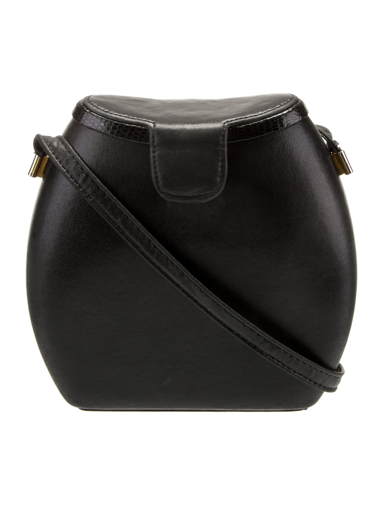 Rodo Leather Crossbody Bag - Black Crossbody Bags, Handbags - W8R22569 ...
