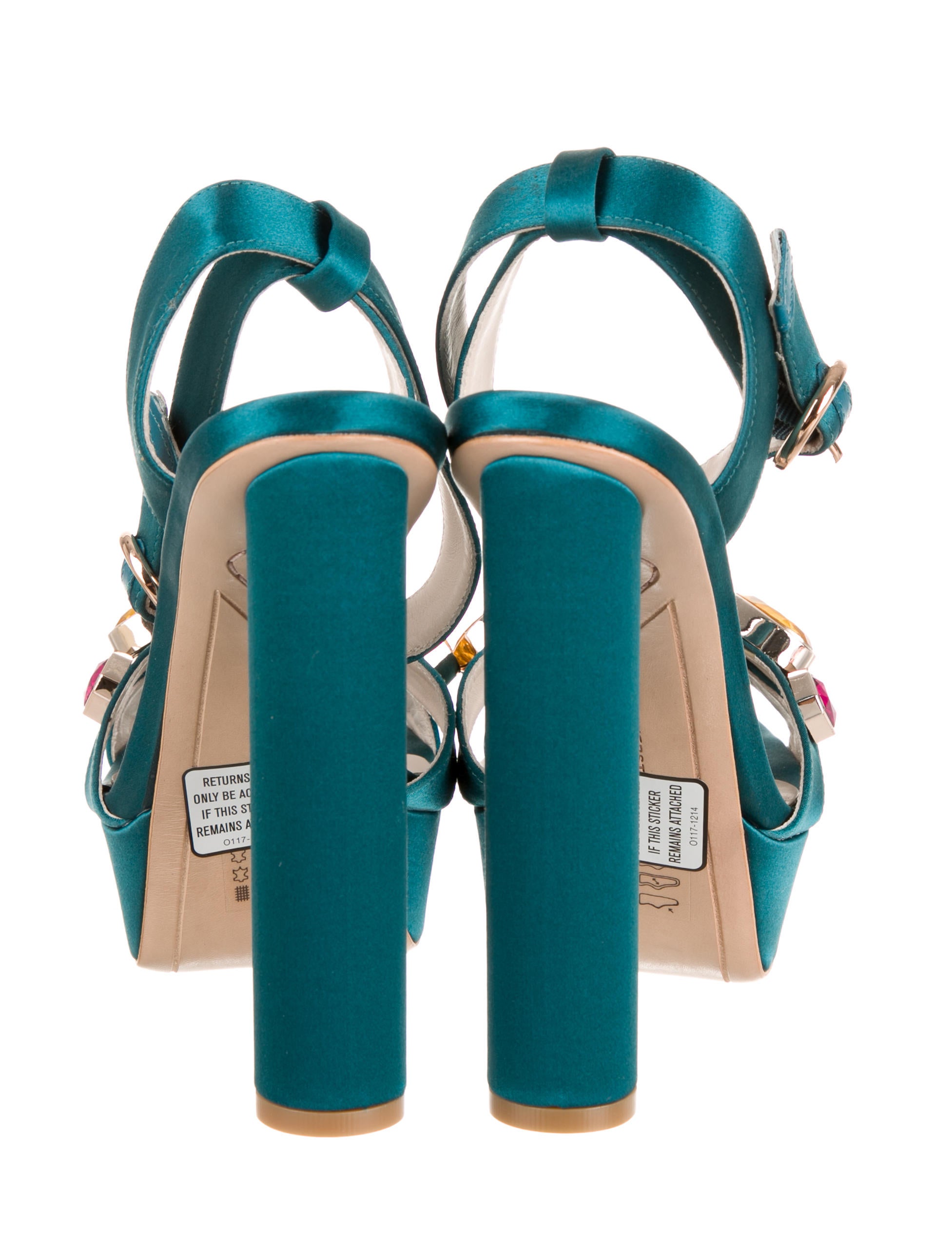 Sophia Webster Amanda Gem Platform Sandals w/ Tags - Shoes - W9S20526 ...