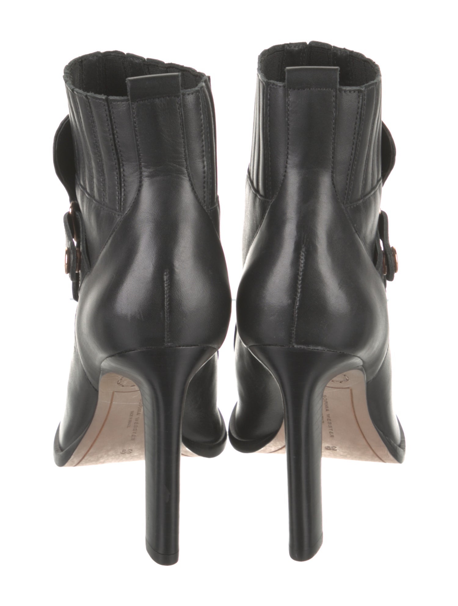 Sophia Webster Leather Graphic Print Lace-Up Boots - Black Boots, Shoes ...