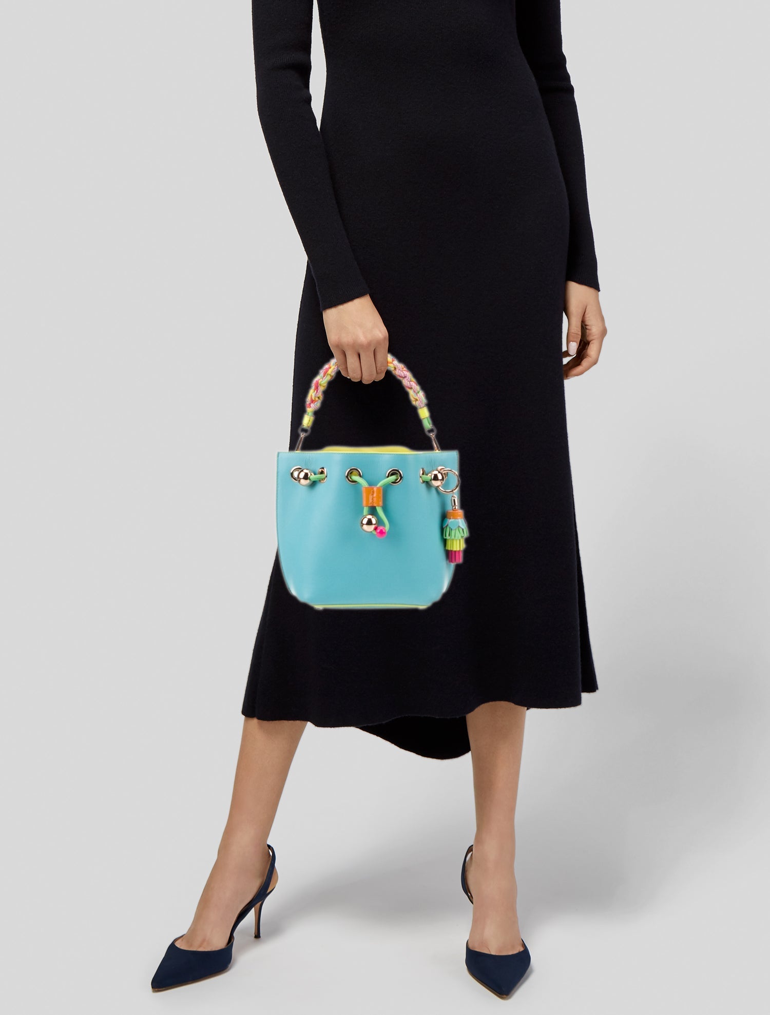 Salvatore Ferragamo PVC Bucket Bag - Black Bucket Bags, Handbags ...