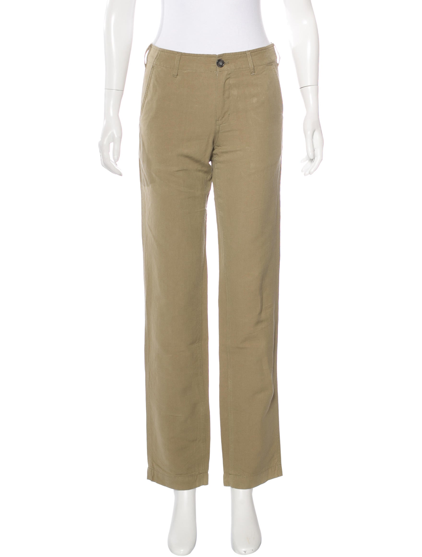 A.P.C. Flap Pocket Straight-Leg Pants - Pants - WA324739 | The RealReal