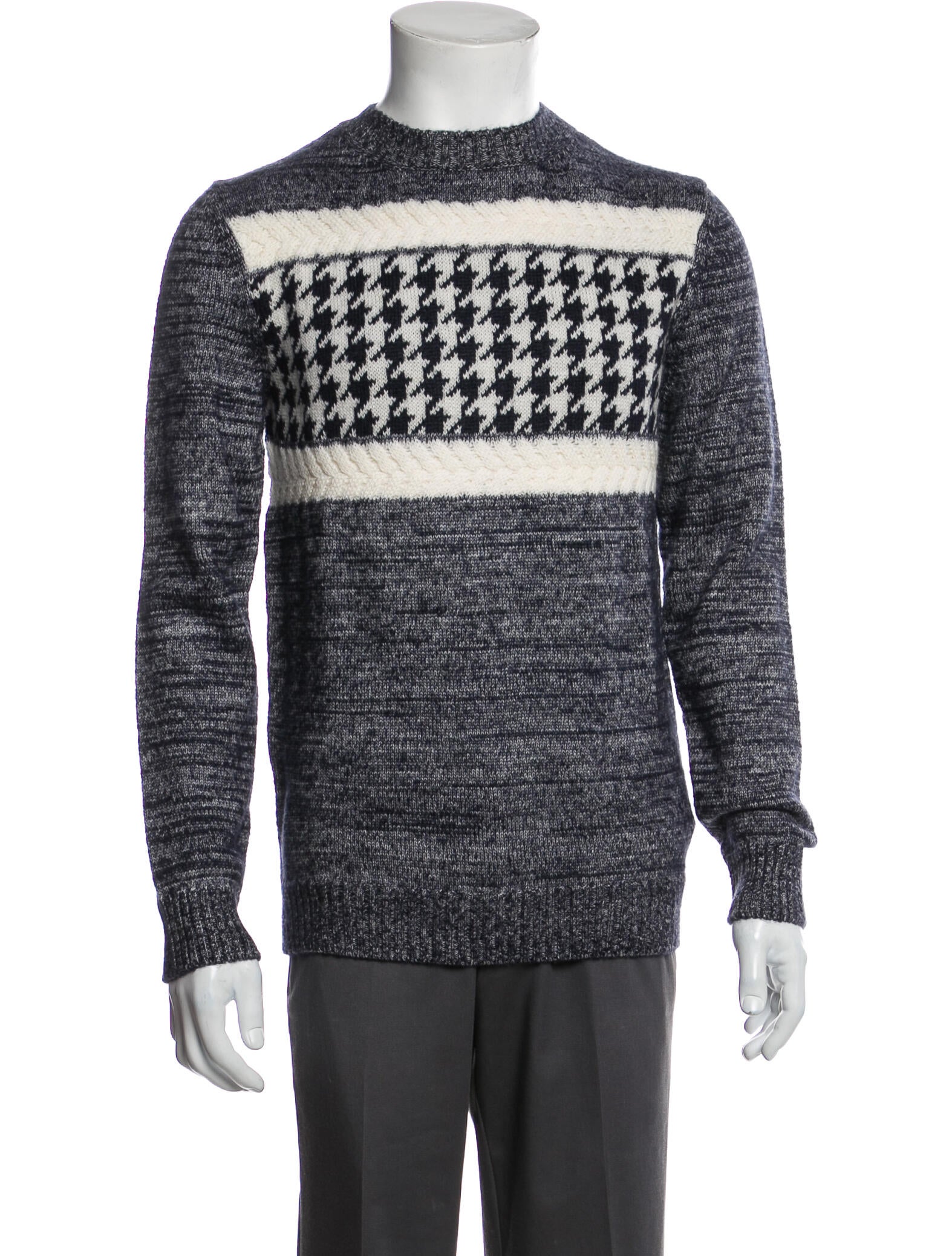 Louis Vuitton Yellow Brick Road Sweater - Blue Sweaters, Clothing ...