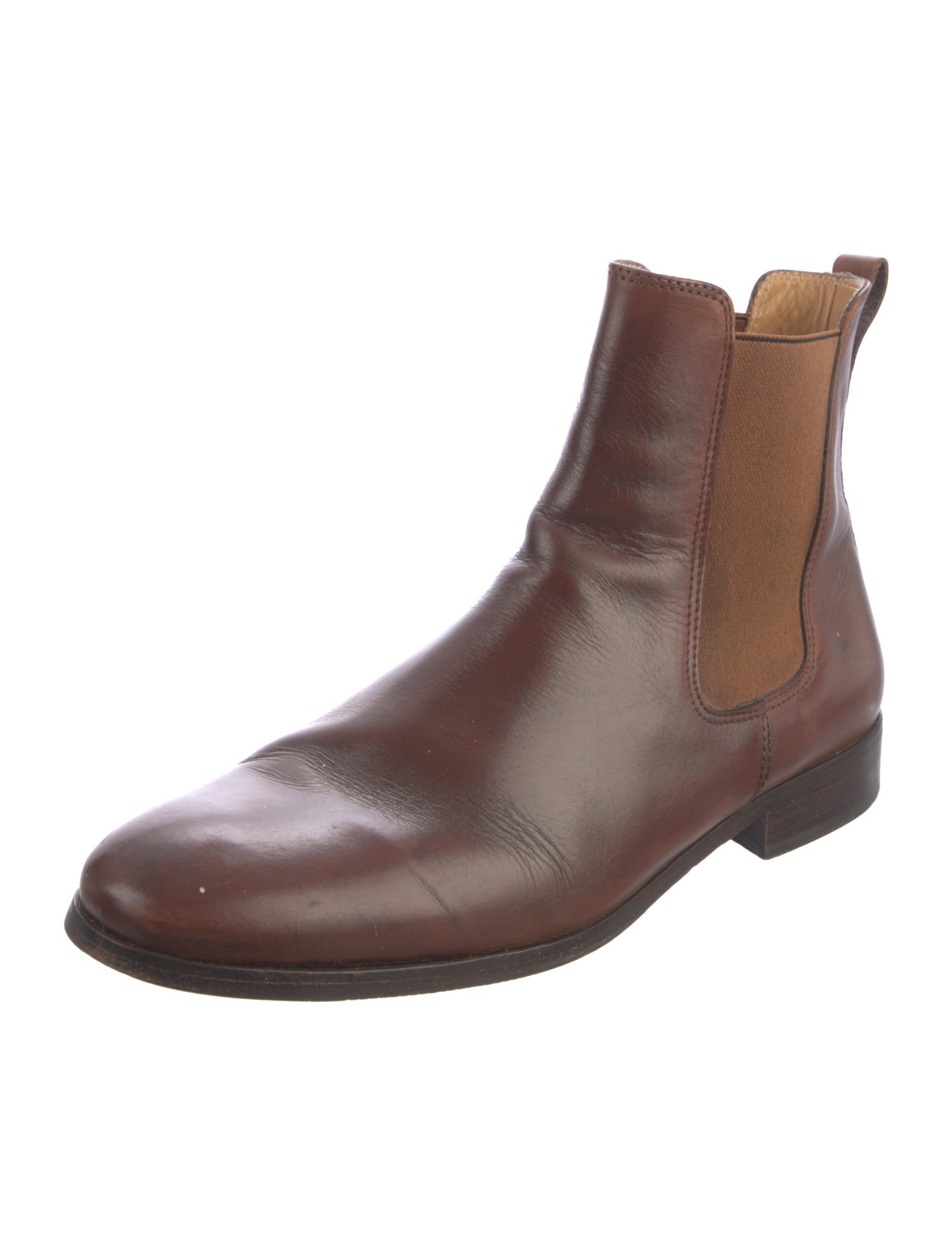 John Varvatos Leather Chelsea Boots - Brown Boots, Shoes - JVA46961 ...