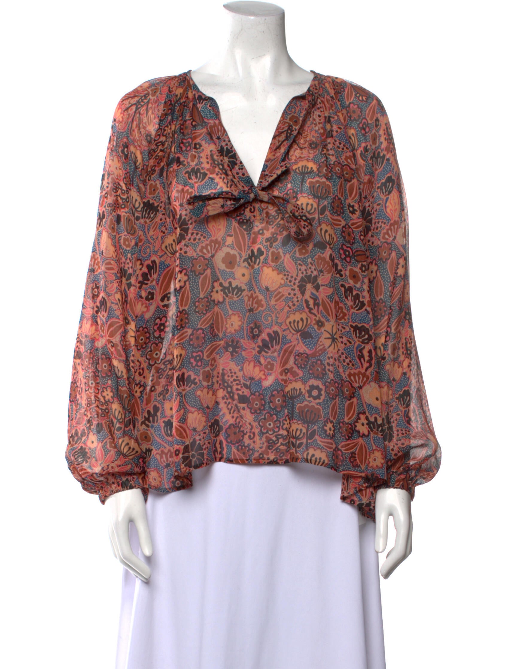 Boss by Hugo Boss Silk Surplice Blouse - Neutrals Tops, Clothing ...