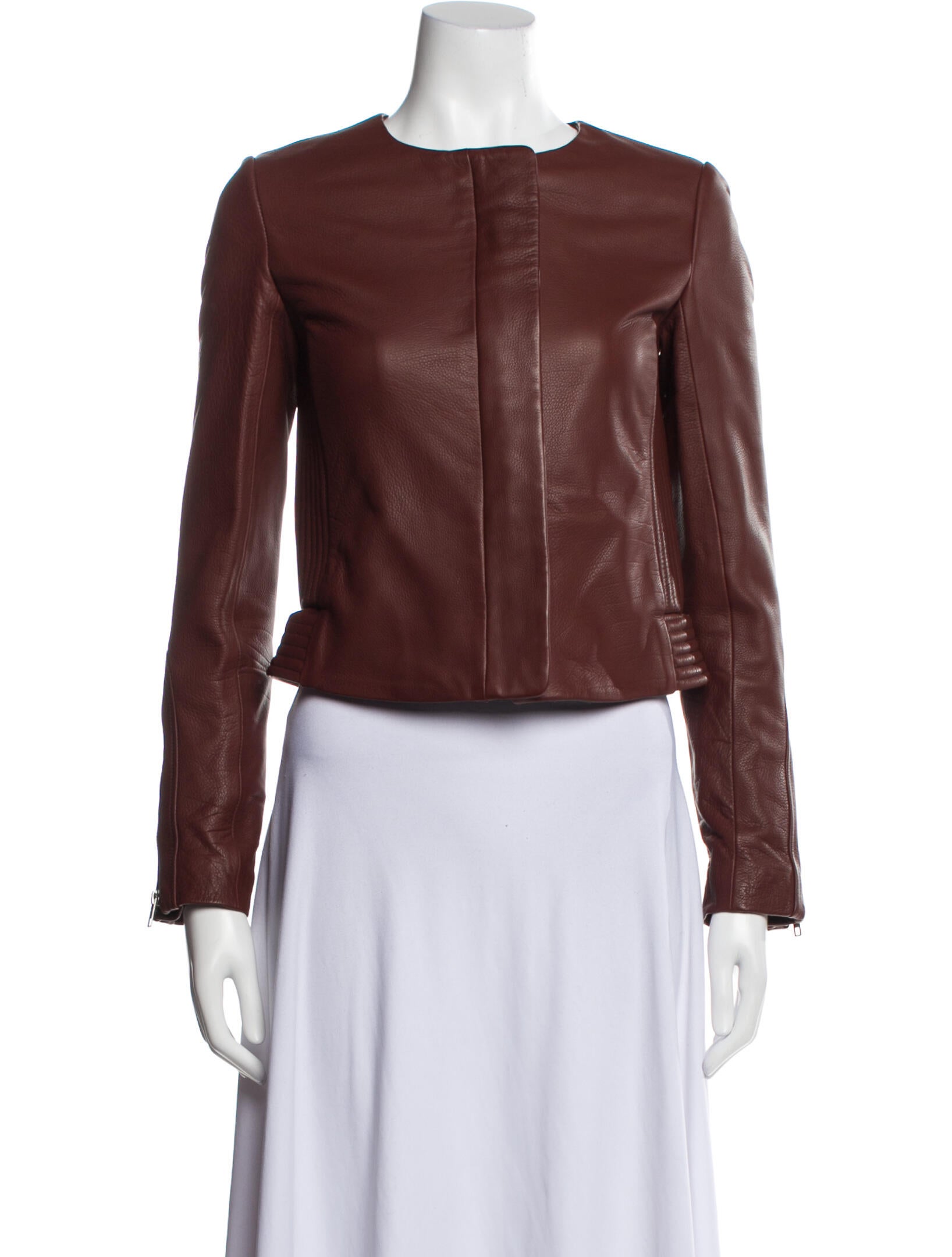A.L.C. Leather Biker Jacket w/ Tags - Brown Jackets, Clothing ...