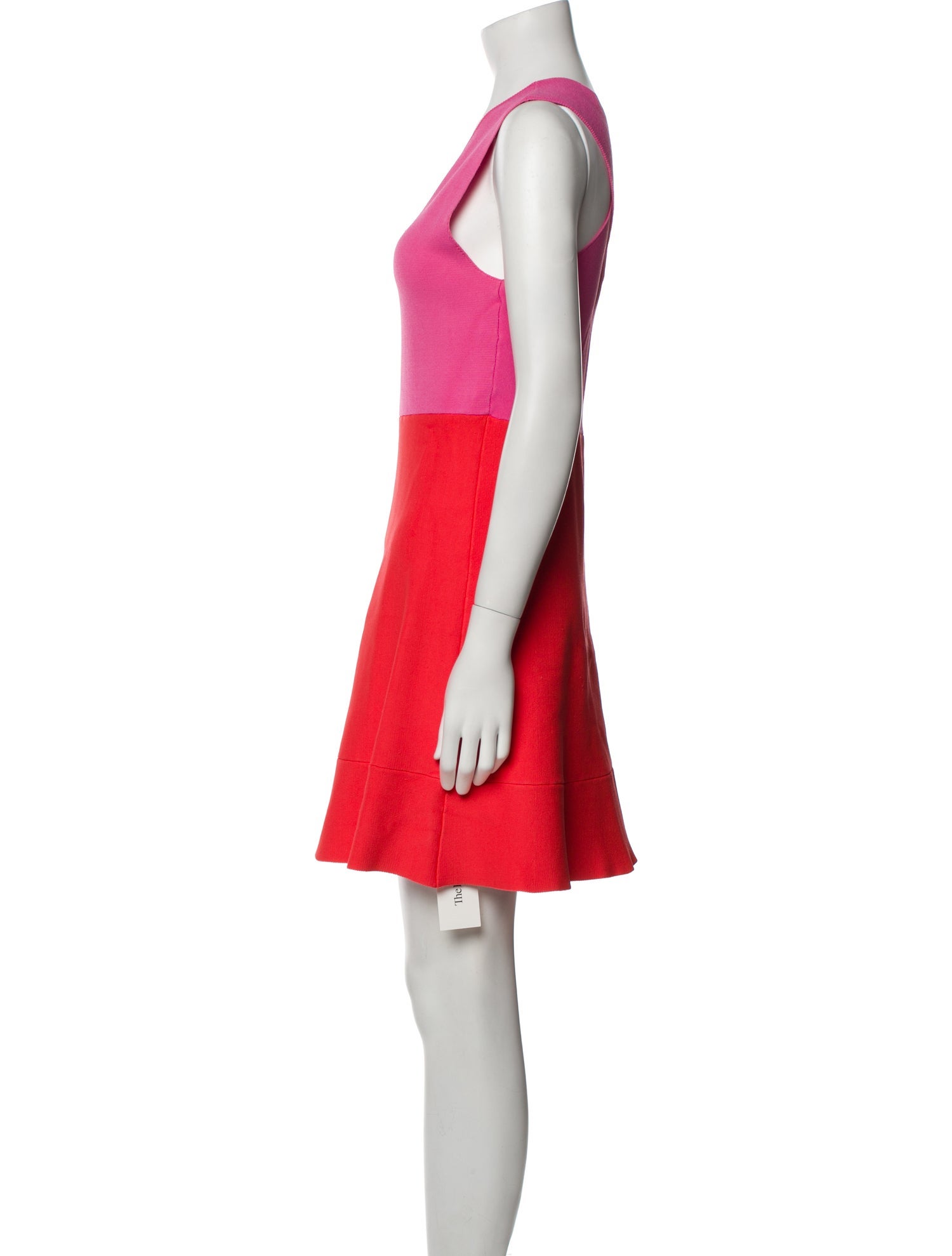 Alice + Olivia Colorblock Pattern Mini Dress w/ Tags - Black Dresses ...