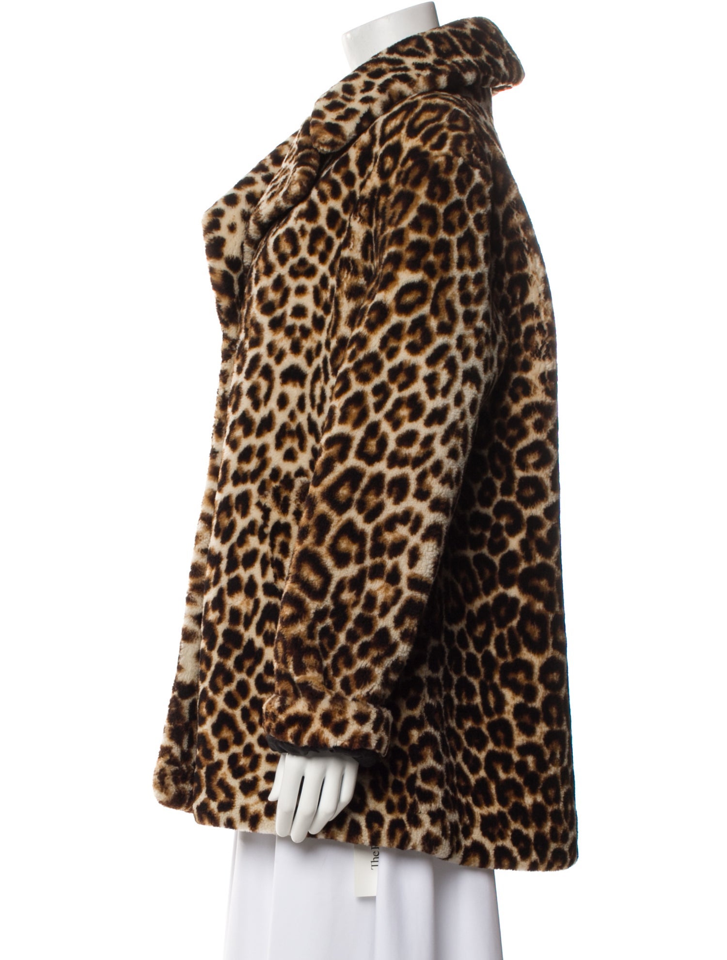 A.L.C. Shearling Animal Print Fur Coat - Brown Coats, Clothing ...