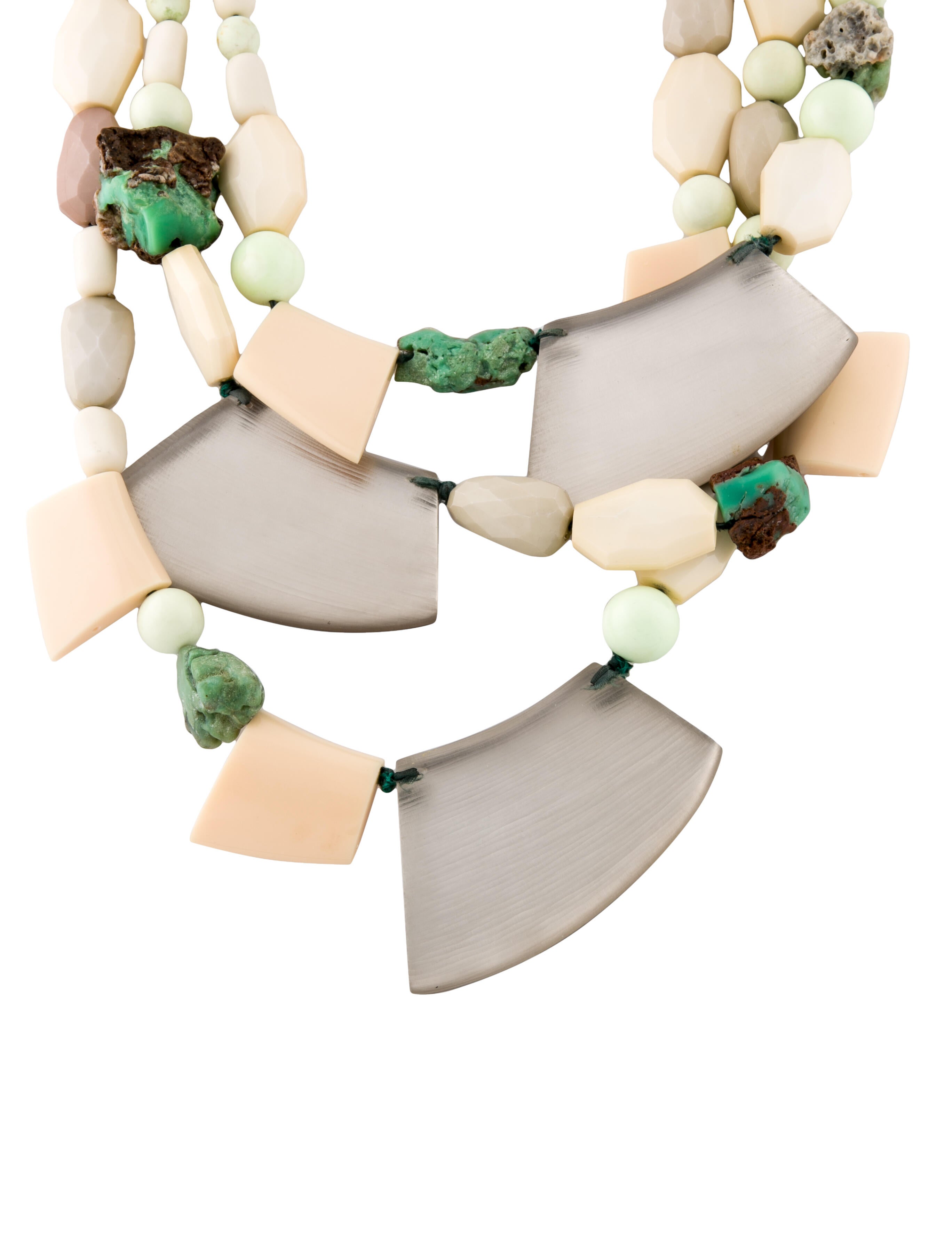 Alexis Bittar Stone & Lucite Bead MultiStrand Necklace - Multistrand ...