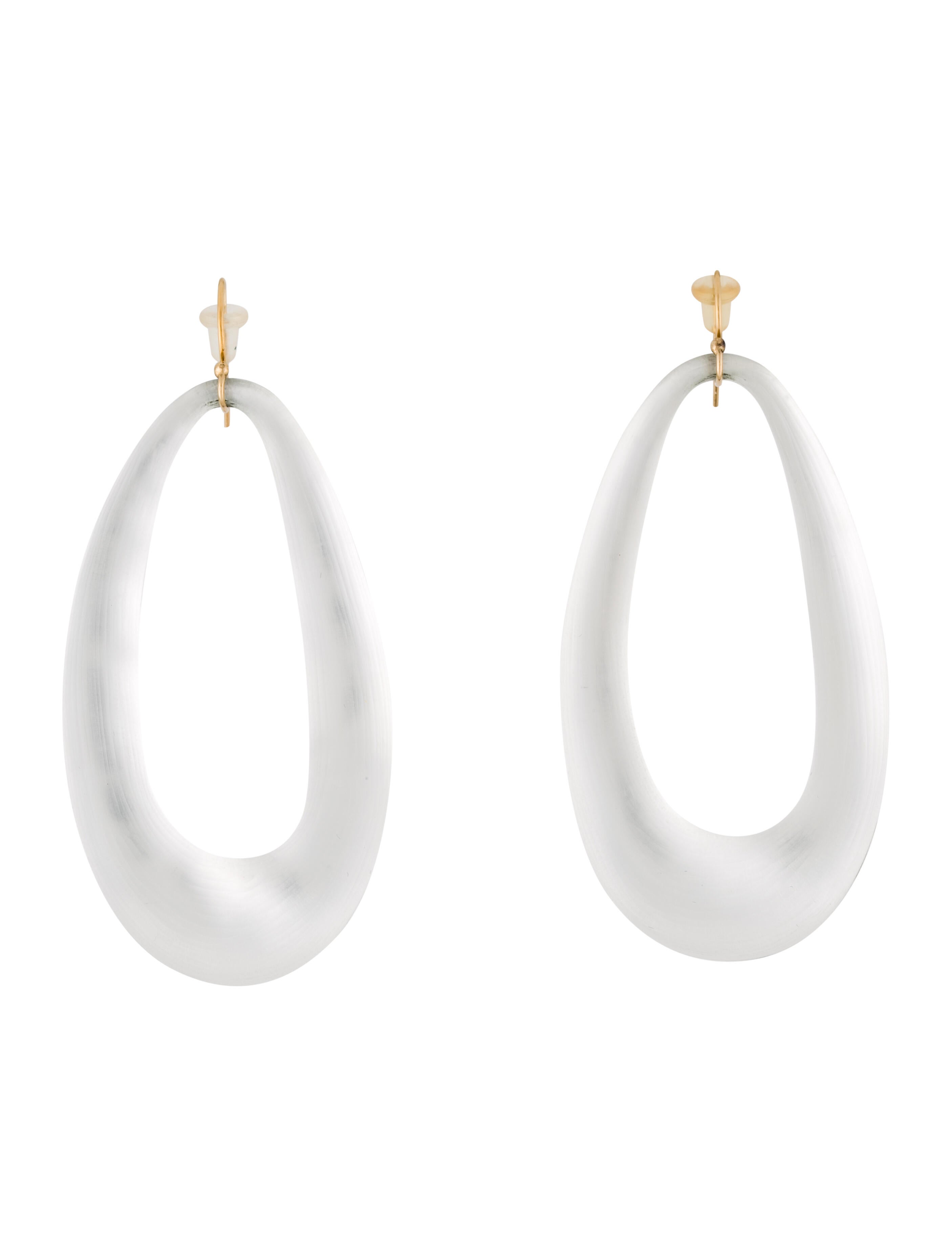 Alexis Bittar Brutalist Butterfly Kidney Wire Earrings - Brass Drop ...