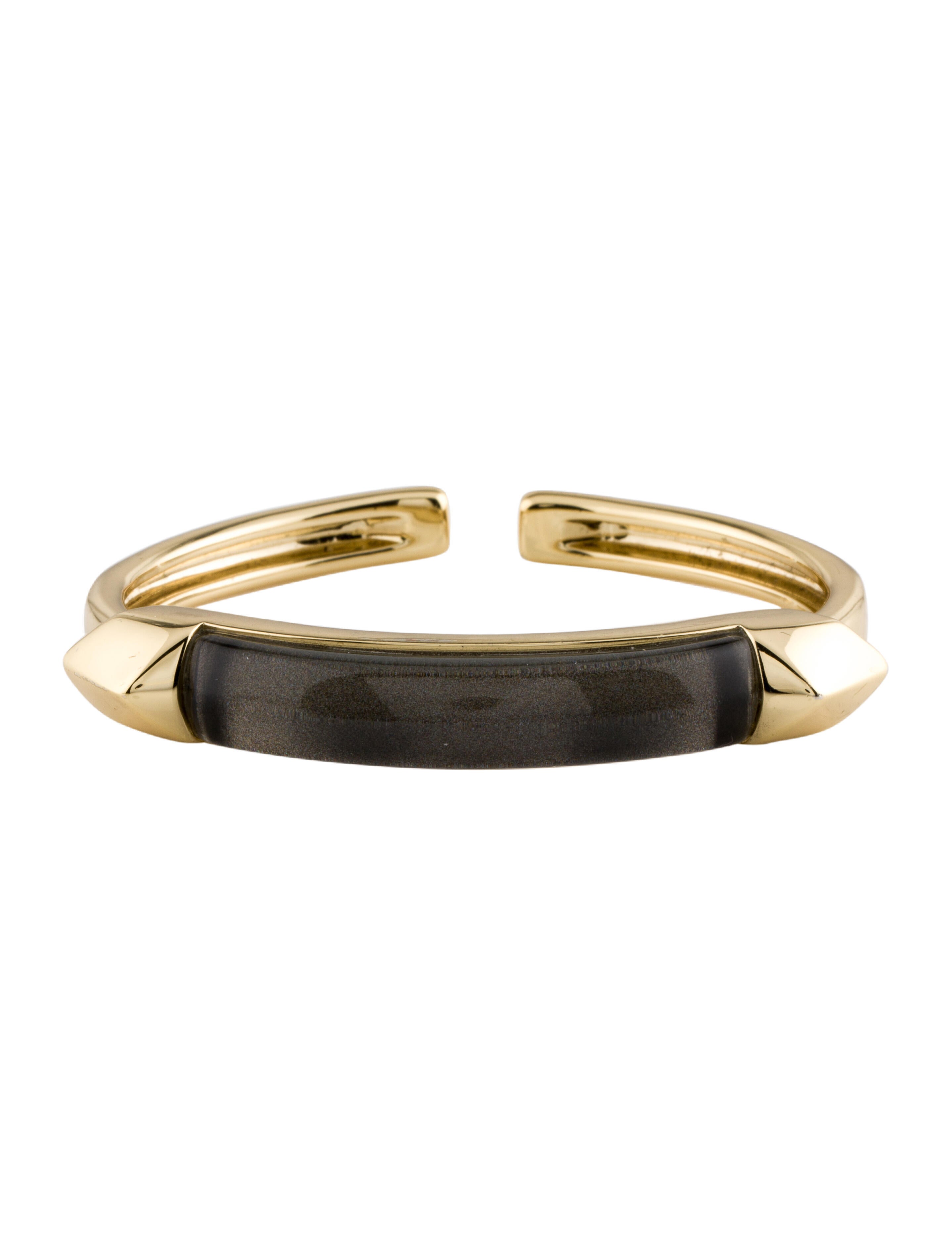 Alexis Bittar Liquid Nature Cuff Bracelet - Gold-Tone Metal Cuff ...