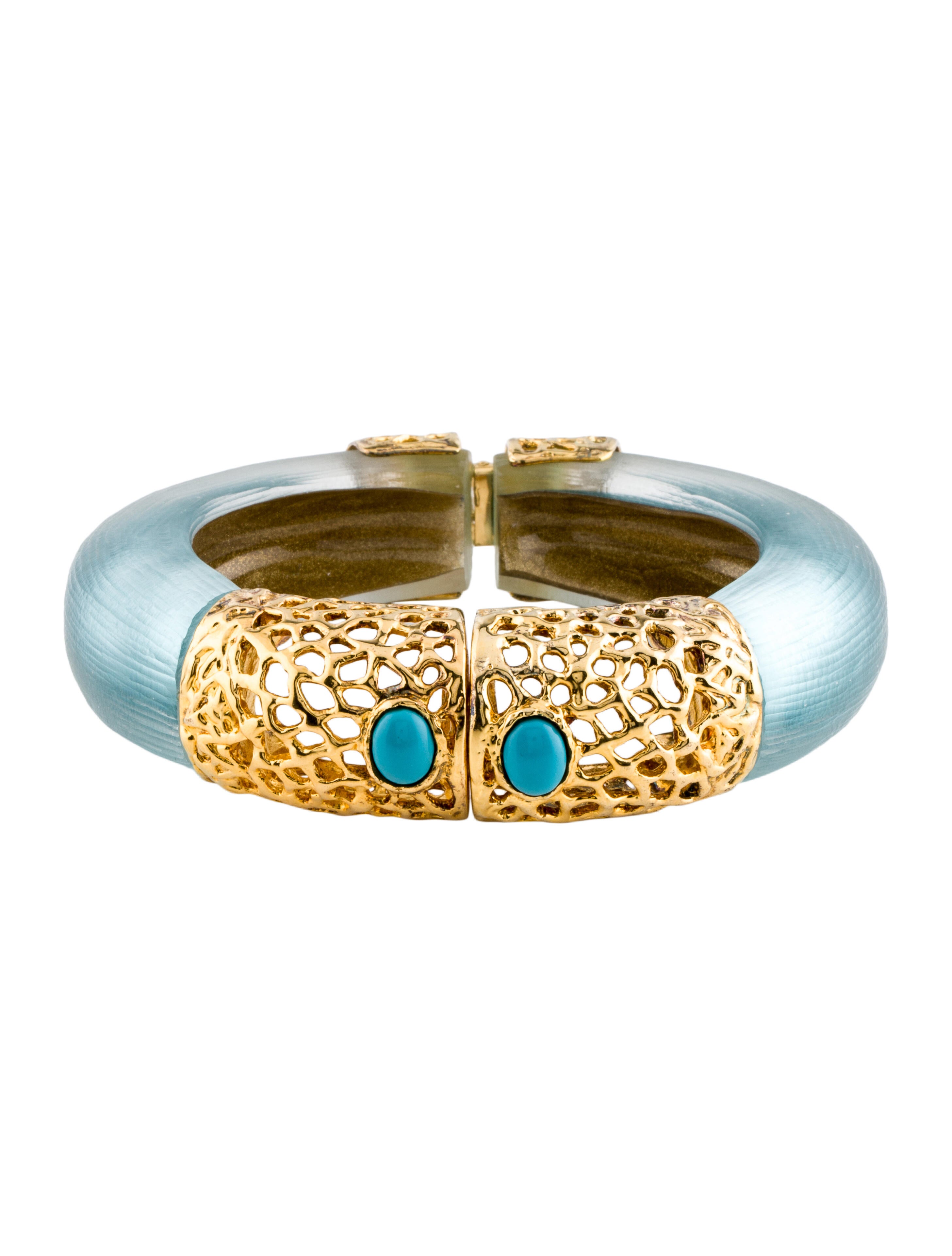 Alexis Bittar Liquid Nature Cuff Bracelet - Gold-Tone Metal Cuff ...