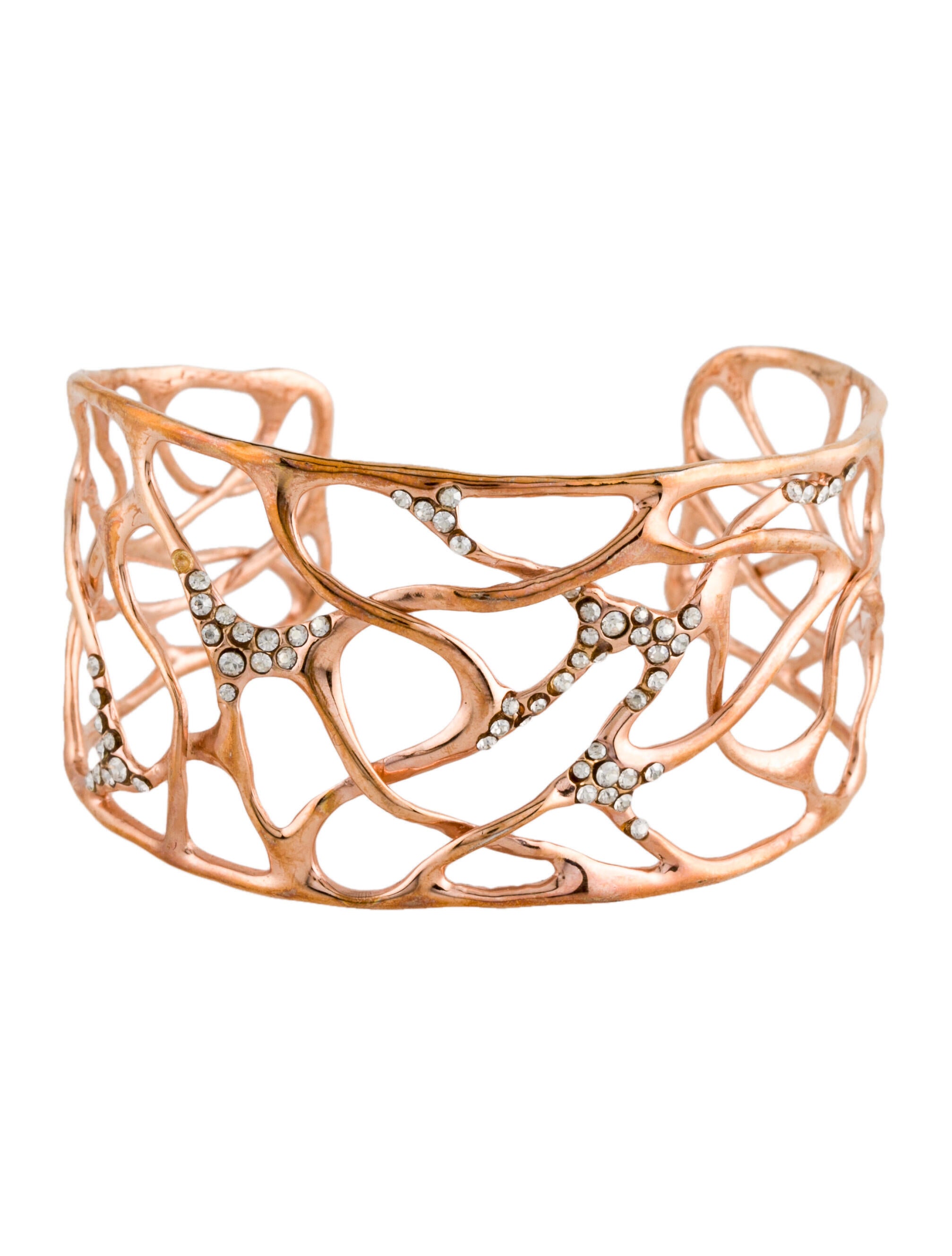 Alexis Bittar Elements Vine Hinged Bracelet - Gold-Tone Metal Cuff ...