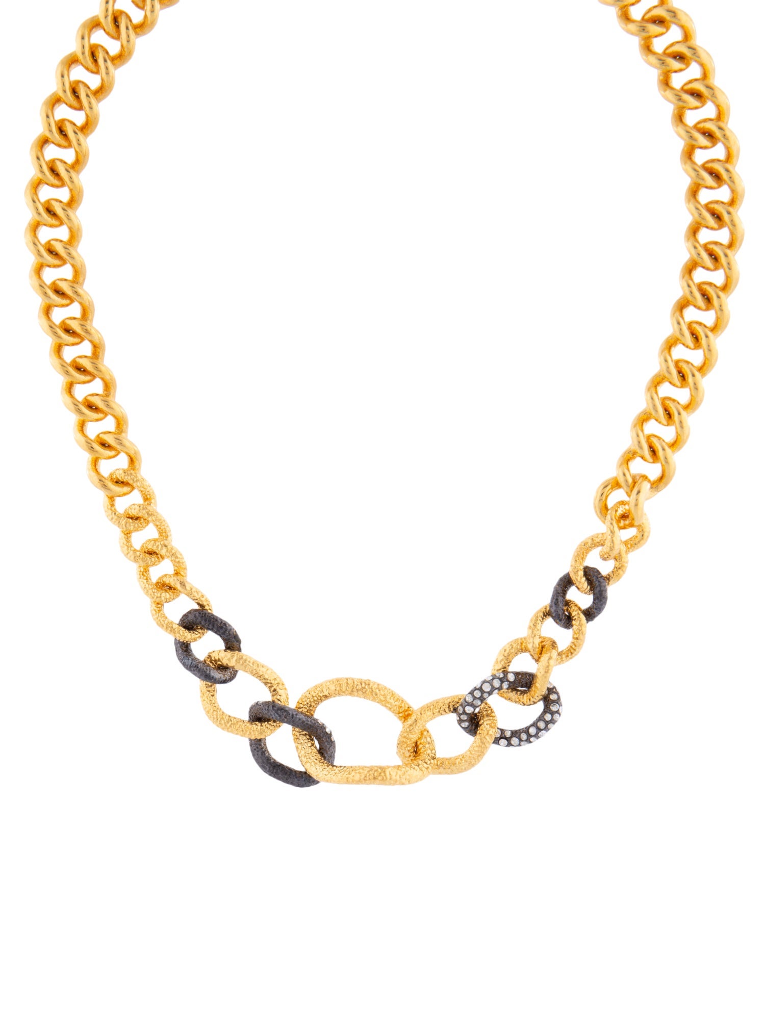 Christian Dior Vintage Collar Necklace - Gold-Plated Collar, Necklaces ...