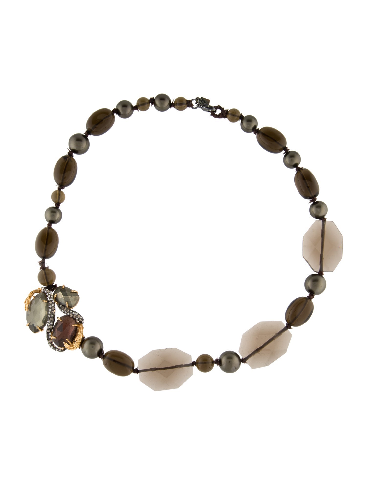 Necklace 14K Lapis Lazuli Greek Key Collar Necklace - 14K Yellow Gold ...