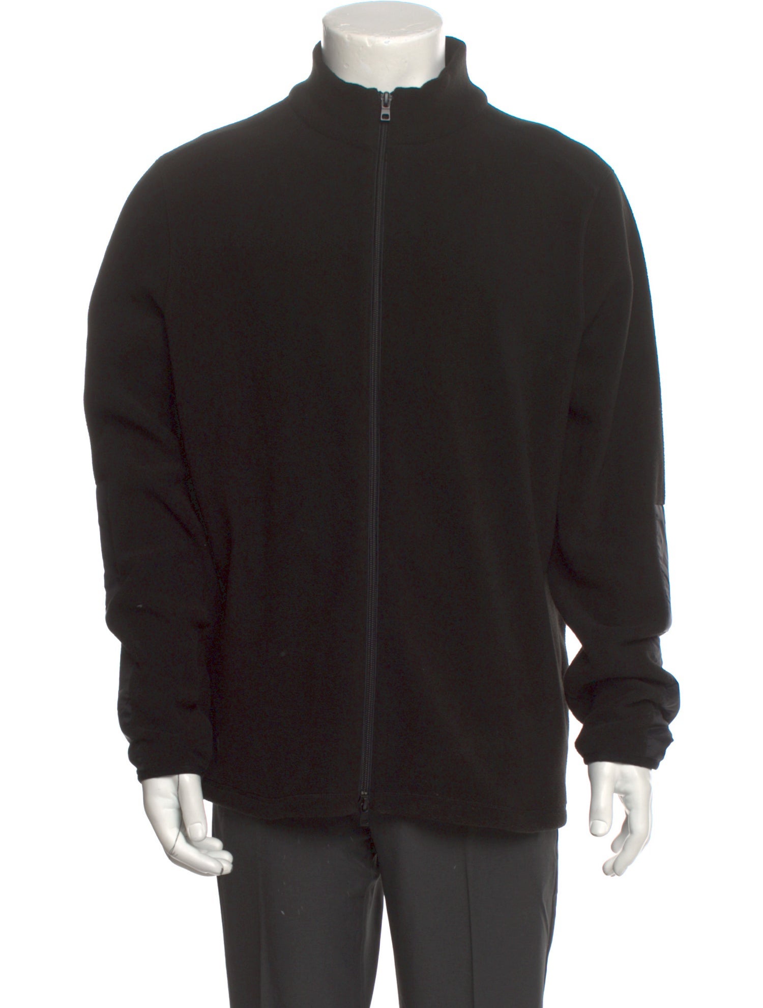 Patrick Assaraf Mock Neck Long Sleeve Cardigan - Black Sweaters ...
