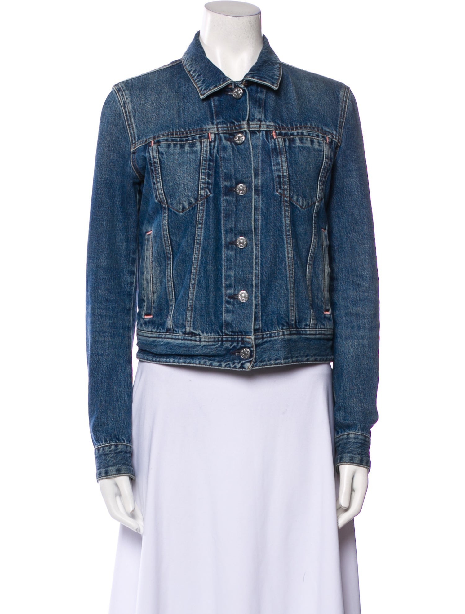 Acne Studios Blå Konst Denim Jacket - Blue Jackets, Clothing ...