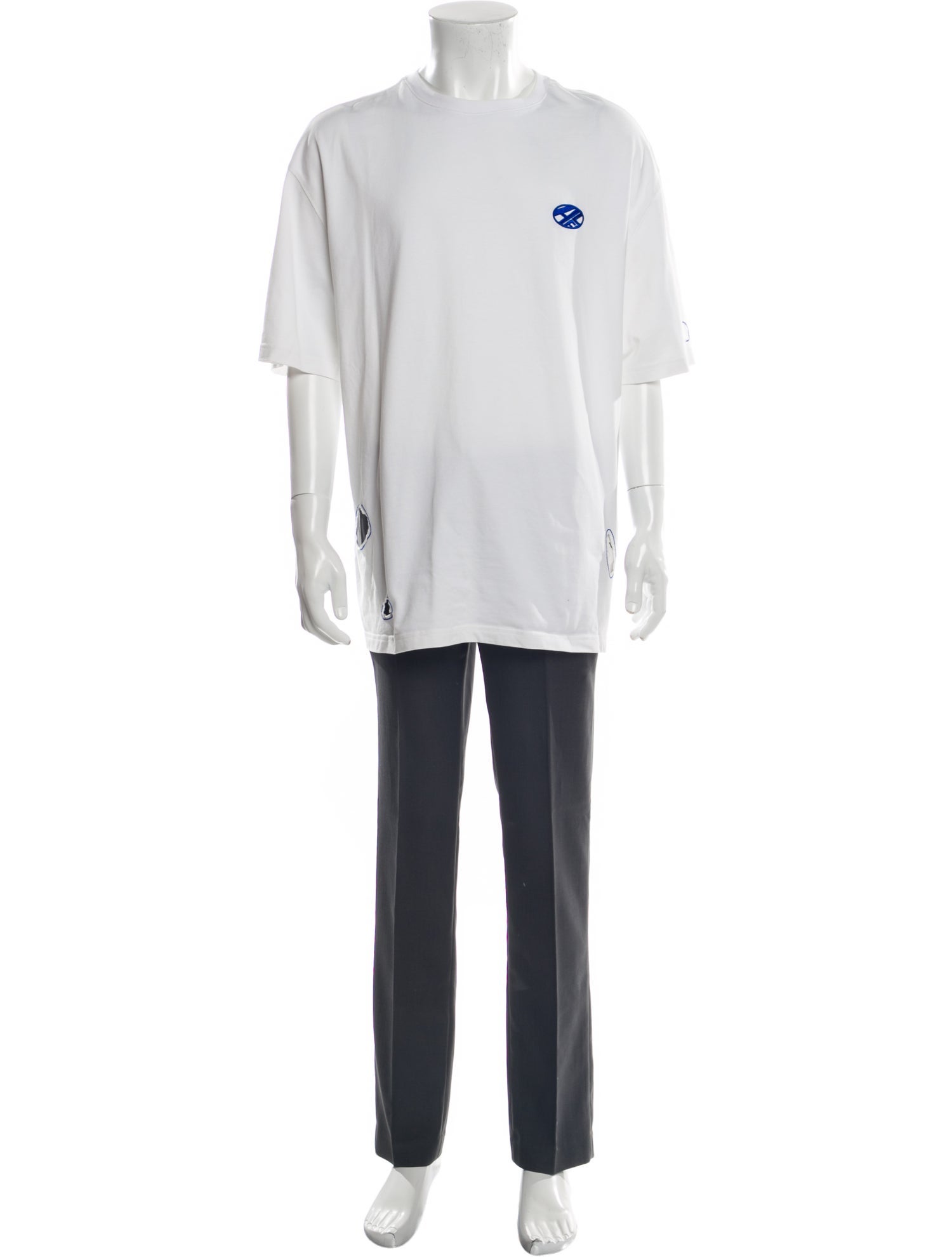 ADER error Graphic Print Crew Neck T-Shirt - White T-Shirts, Clothing ...