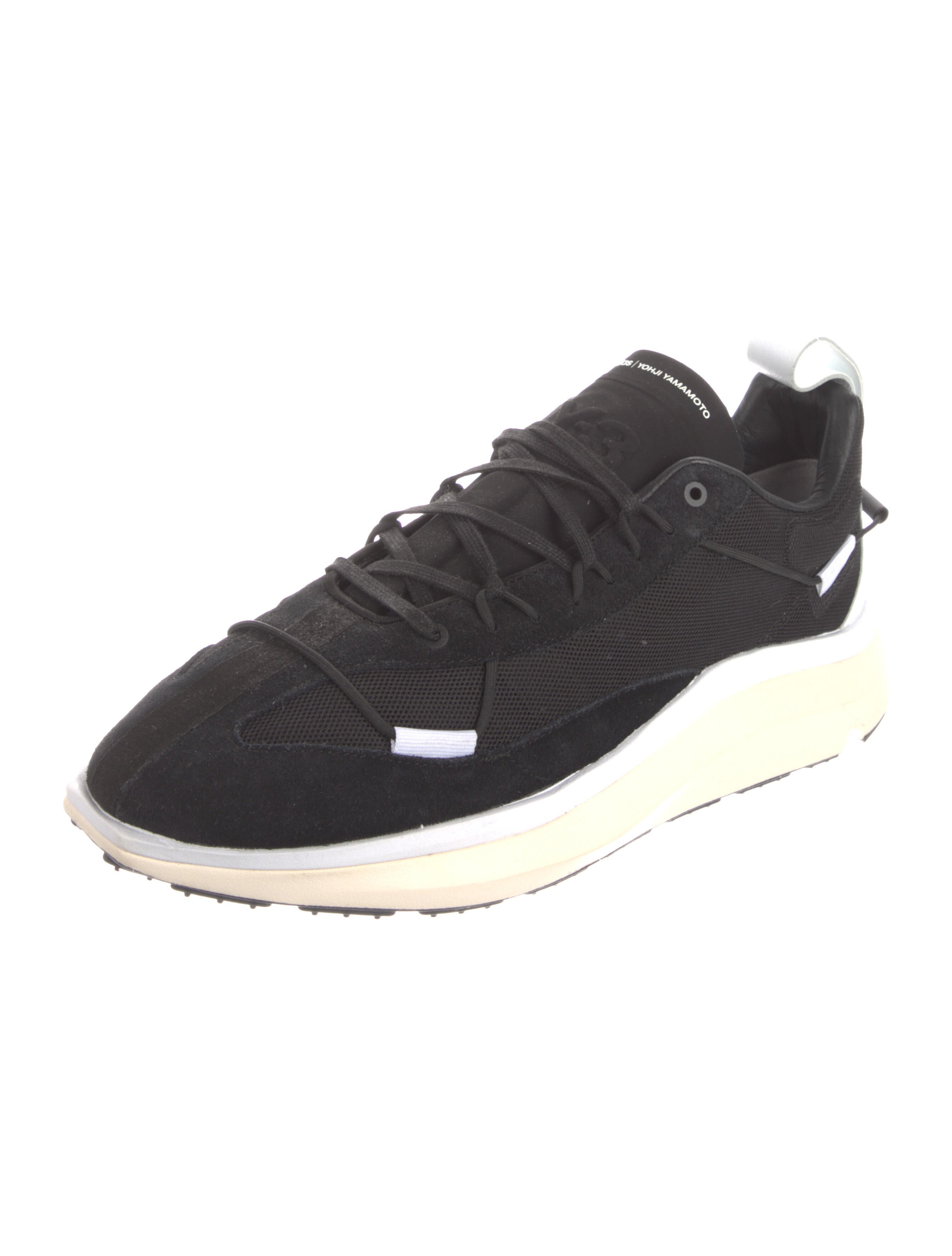 adidas x Yohji Yamamoto adidas x Y-3 Shiku Run Sneakers - Black Sneakers, Shoes - WADID20653 ...