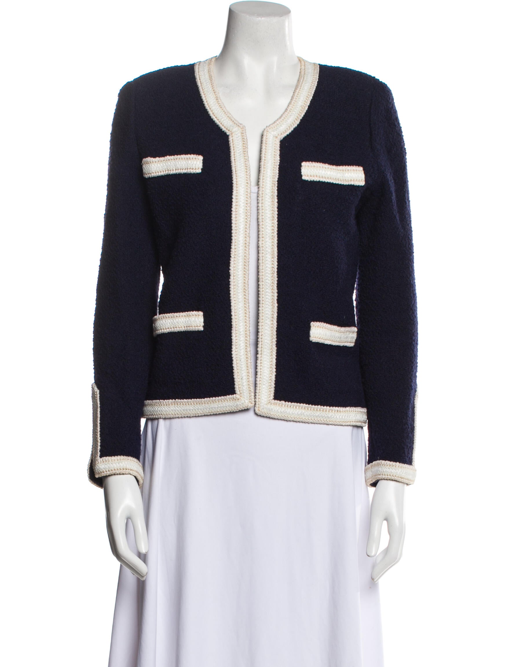 Adolfo Vintage 1980's Evening Jacket - Blue Jackets, Clothing ...