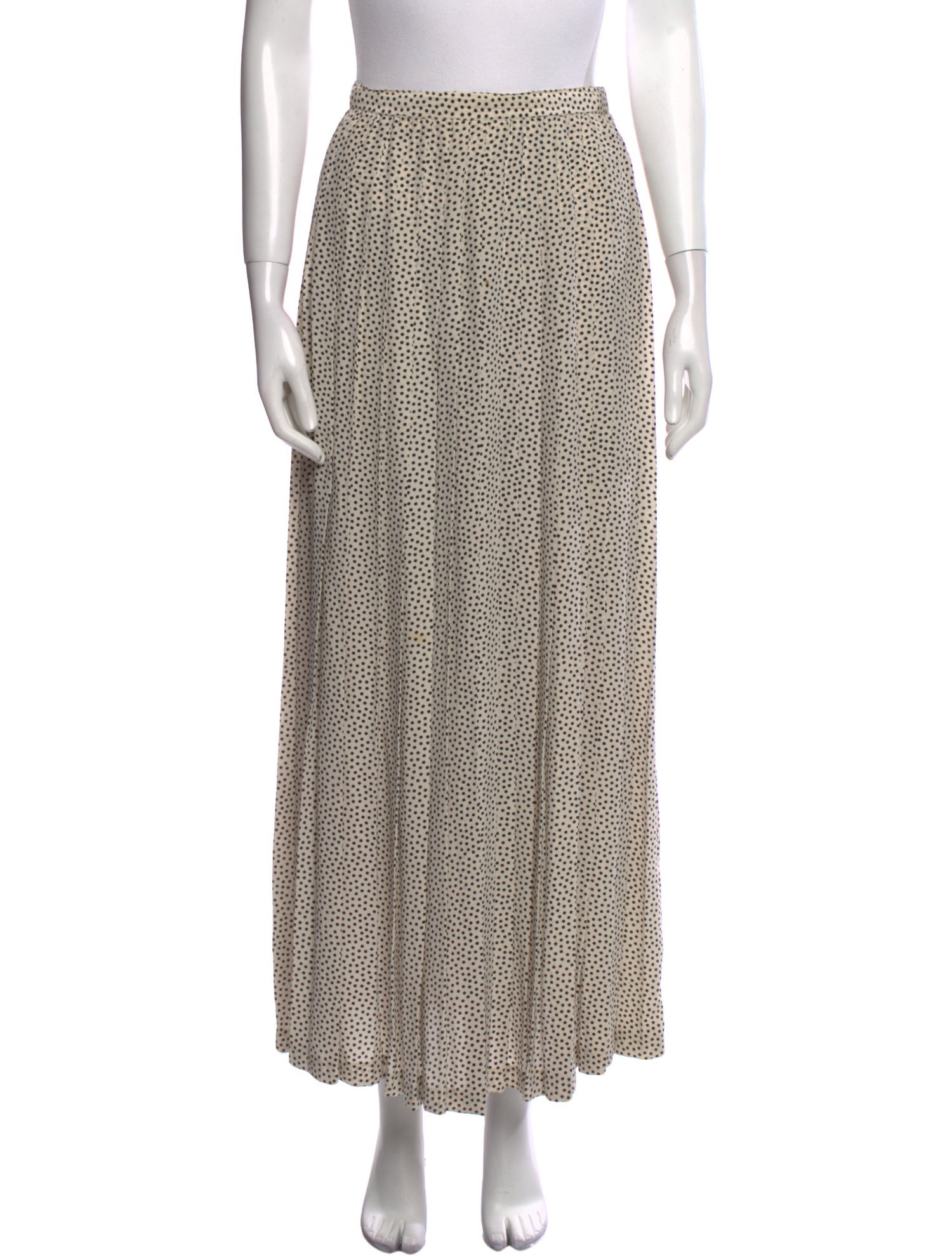 Adolfo Silk Long Skirt - Neutrals Skirts, Clothing - WADOL21632 | The ...