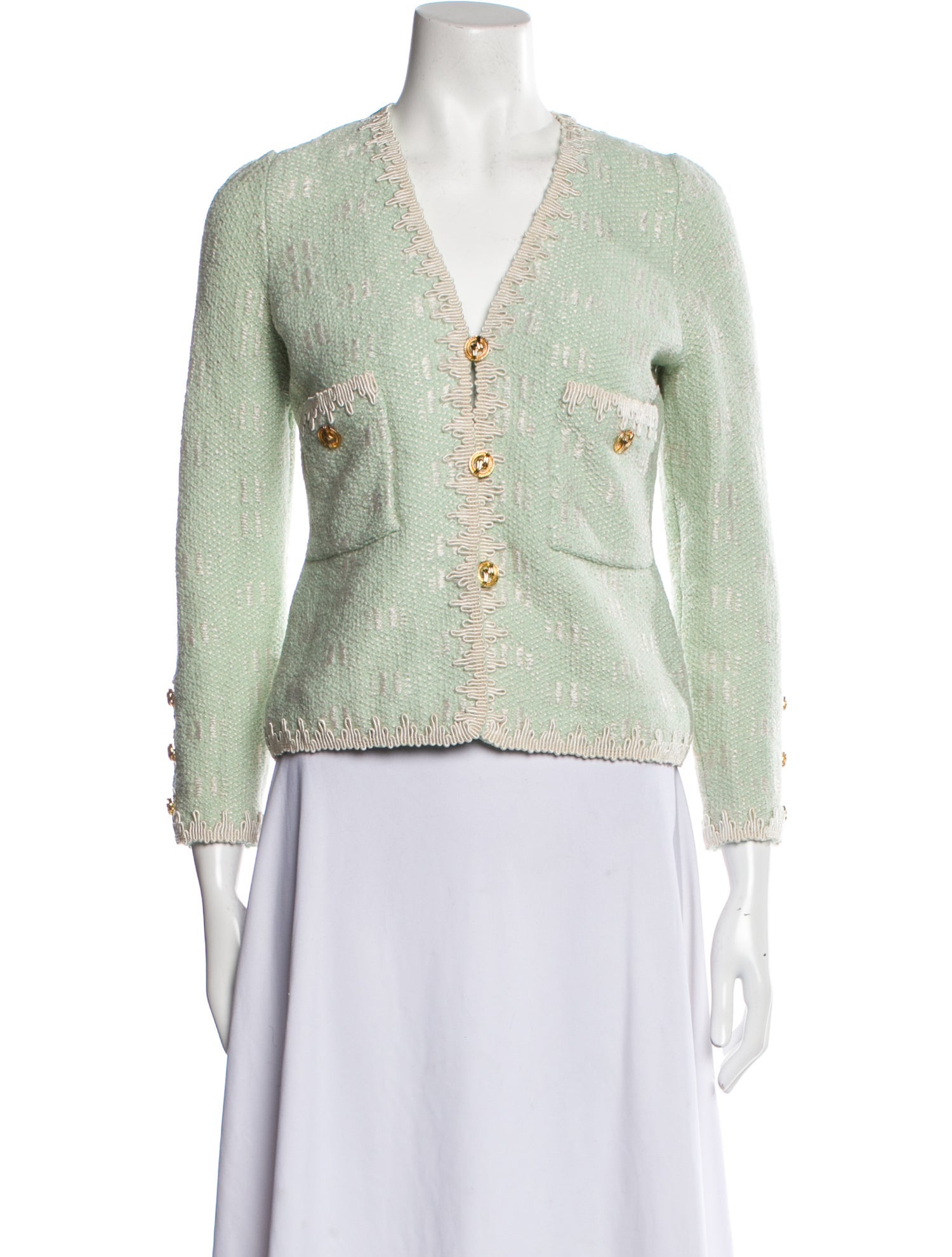 Adolfo Vintage 1980's Evening Jacket - Green Jackets, Clothing ...