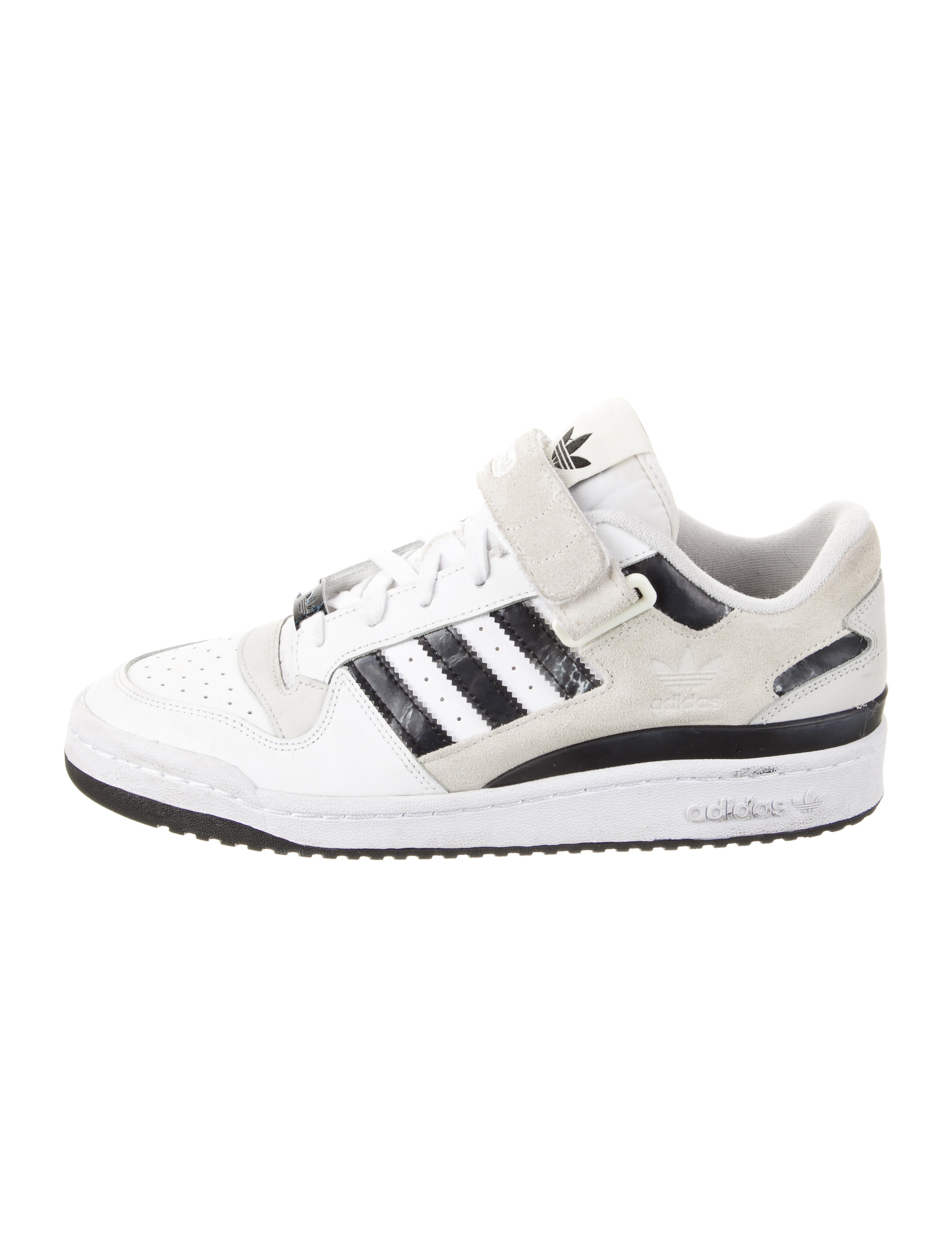 adidas Originals Leather Striped Sneakers - White Sneakers, Shoes ...
