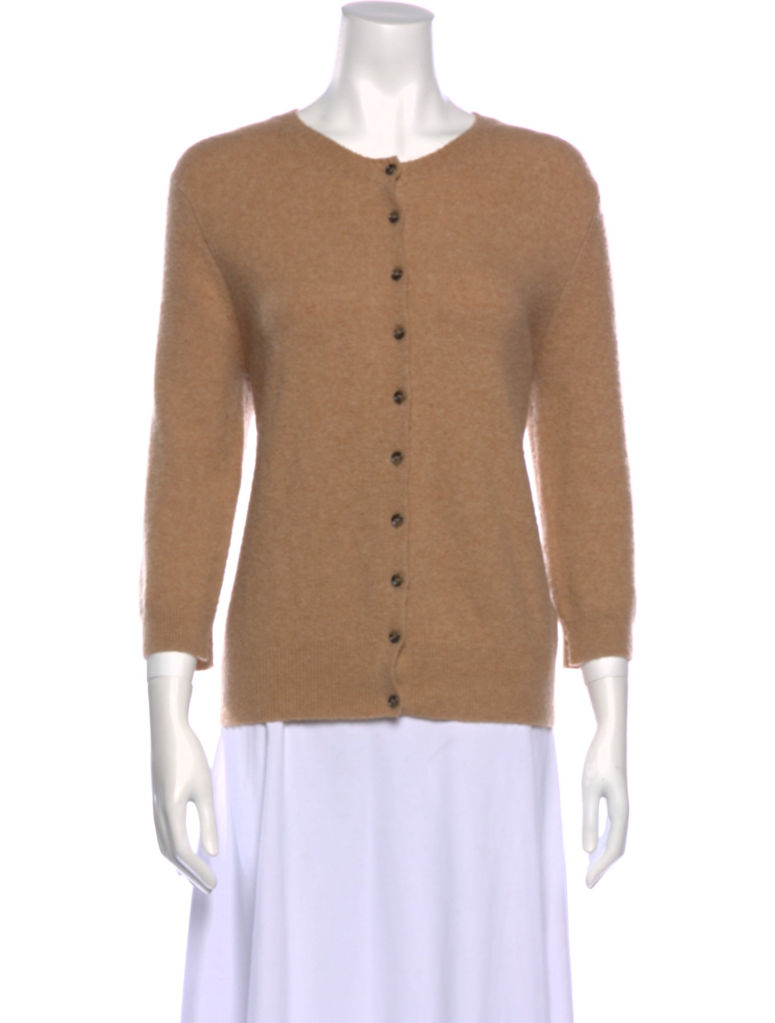 Allude Cashmere Crew Neck Sweater - Neutrals Knitwear, Clothing ...