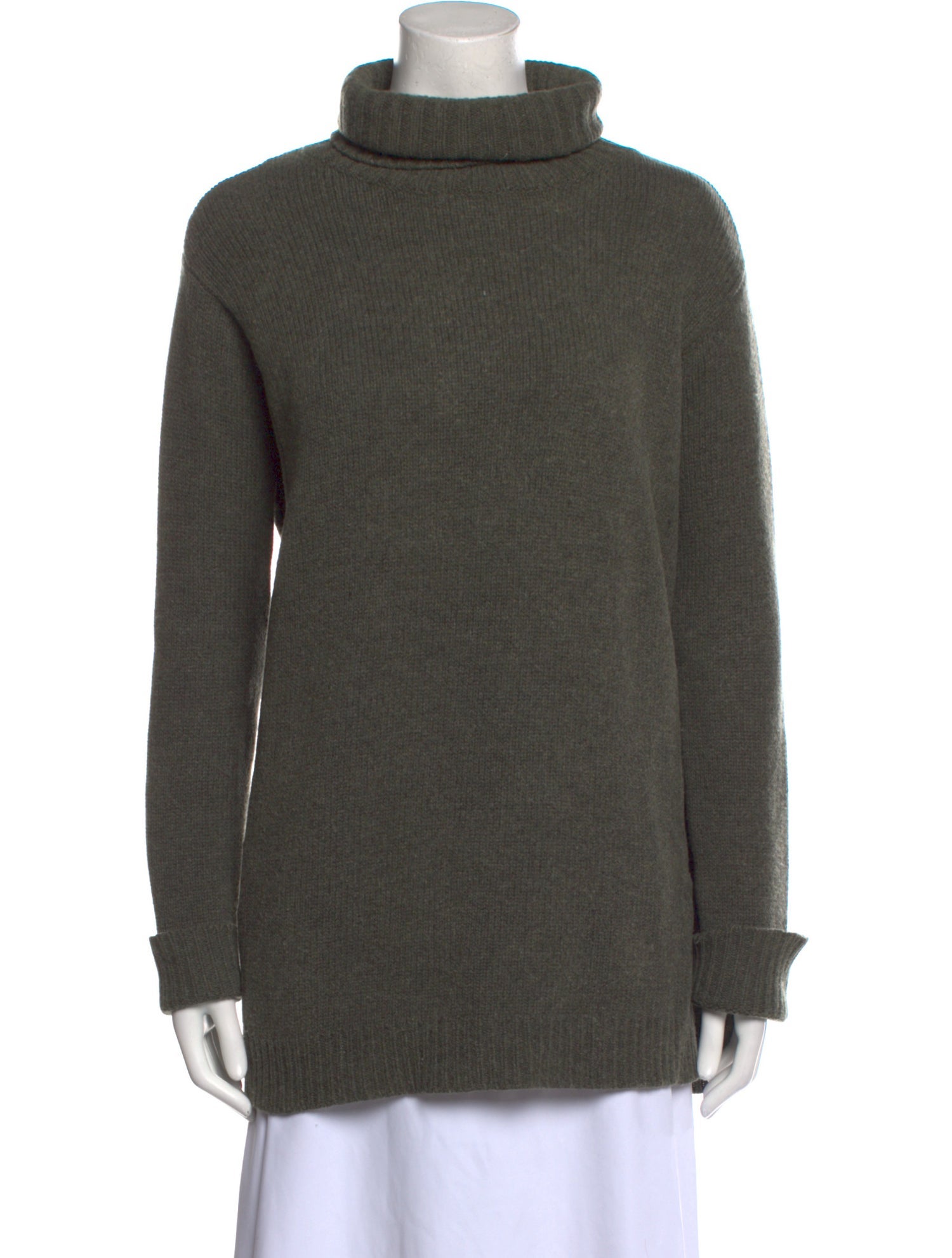 Allude Turtleneck Sweater - Grey Knitwear, Clothing - WAF24578 | The ...