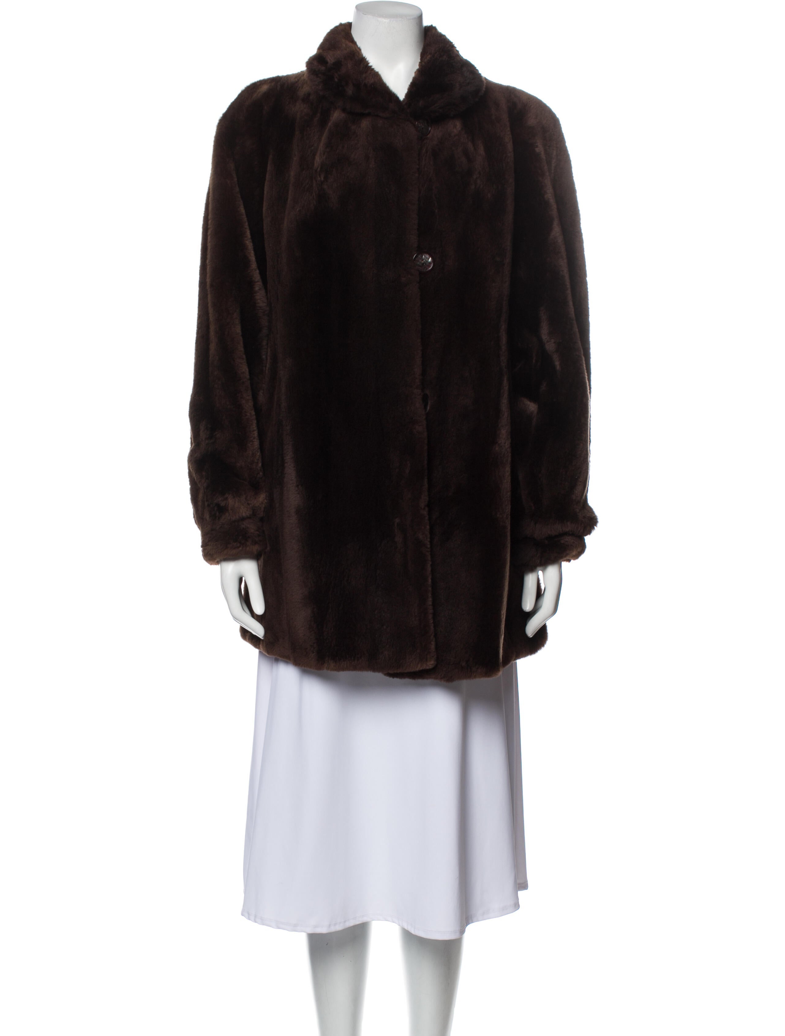 Alaska Fur Gallery Fur Coat - Brown Coats, Clothing - WAFGL20053 | The ...