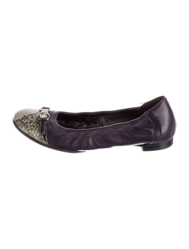 Louis Vuitton LV Monogram Bow Accents Ballet Flats - Brown Flats, Shoes ...