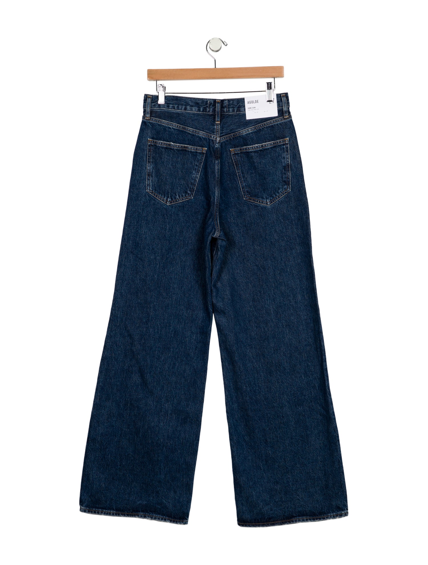 AGOLDE High-Rise Wide Leg Jeans w/ Tags - Blue, 12.5" Rise Jeans ...