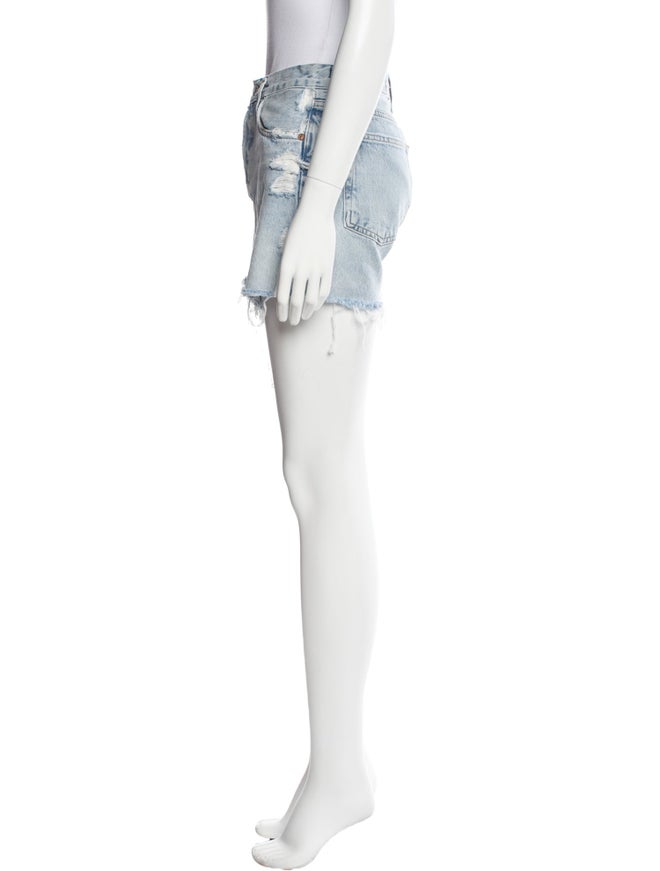 See by Chloé High-Rise Mini Shorts - Brown, 12.5" Rise Shorts, Clothing ...