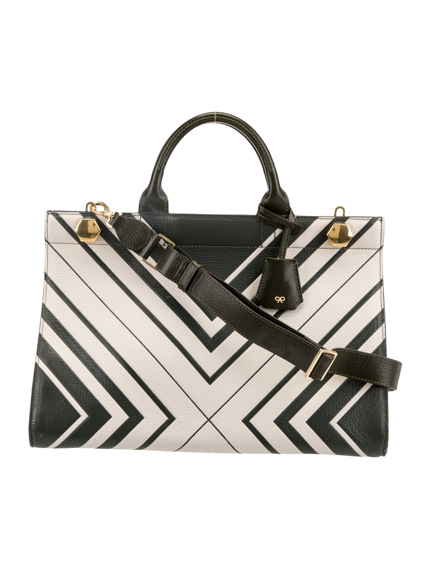 Anya Hindmarch Leather Shoulder Bag - Green Shoulder Bags, Handbags ...