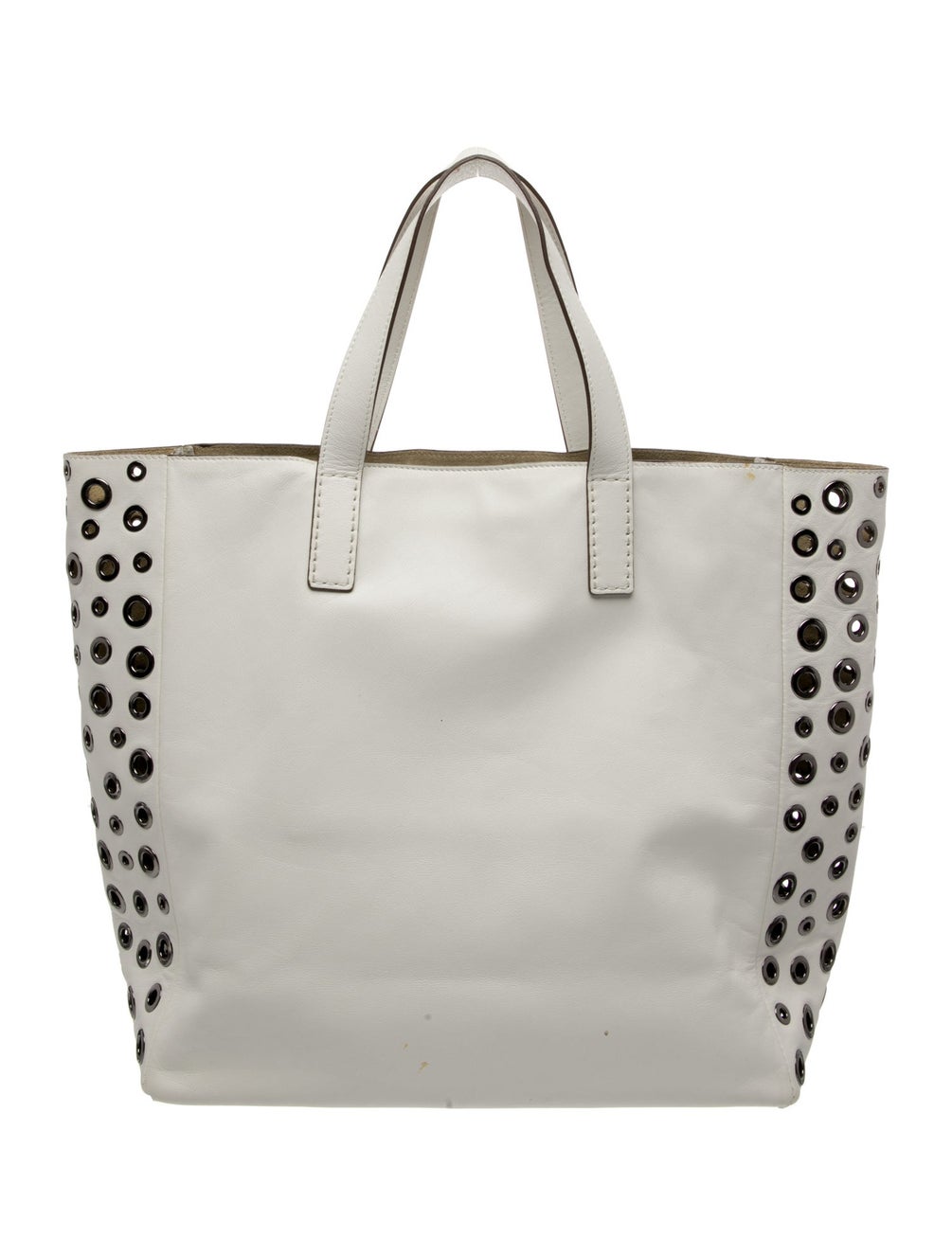 Anya Hindmarch Leather Tote - White Totes, Handbags - WAH40797 | The ...