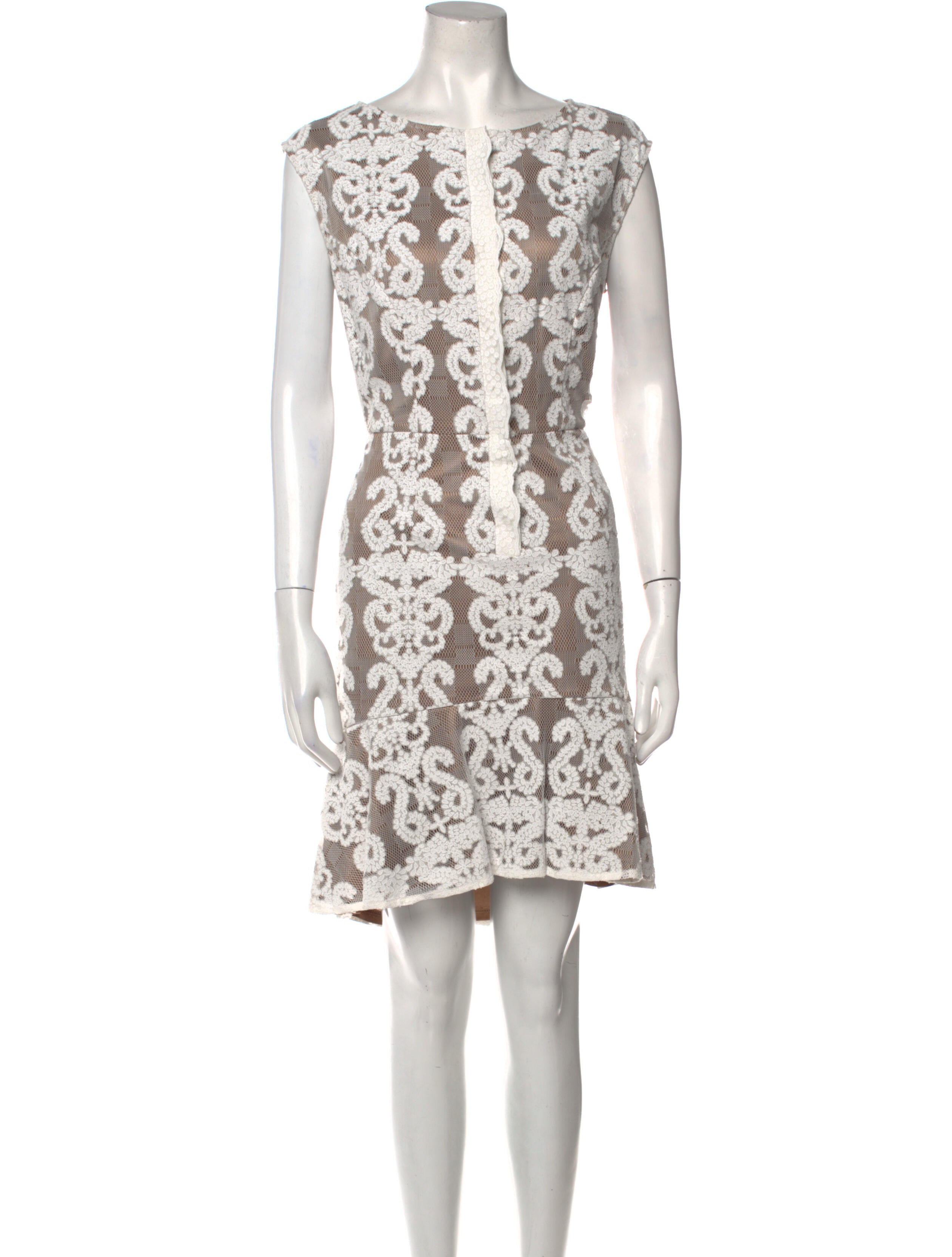Alberto Makali Printed Knee-Length Dress - White Dresses, Clothing ...