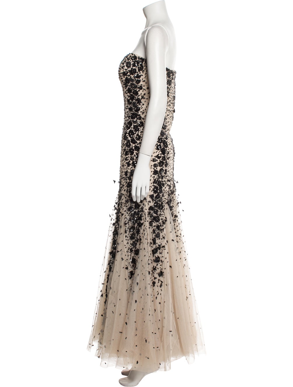 Alberto Makali Strapless Long Dress - Neutrals Dresses, Clothing ...