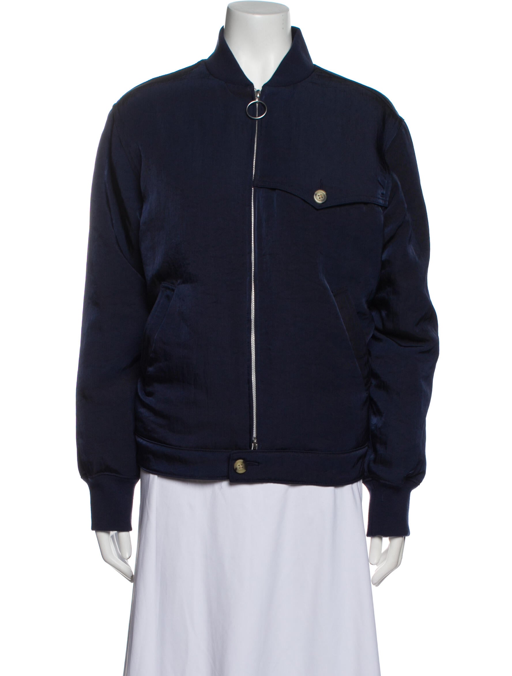 Aimé Leon Dore Bomber Jacket - Blue Jackets, Clothing - WAIME23736 ...